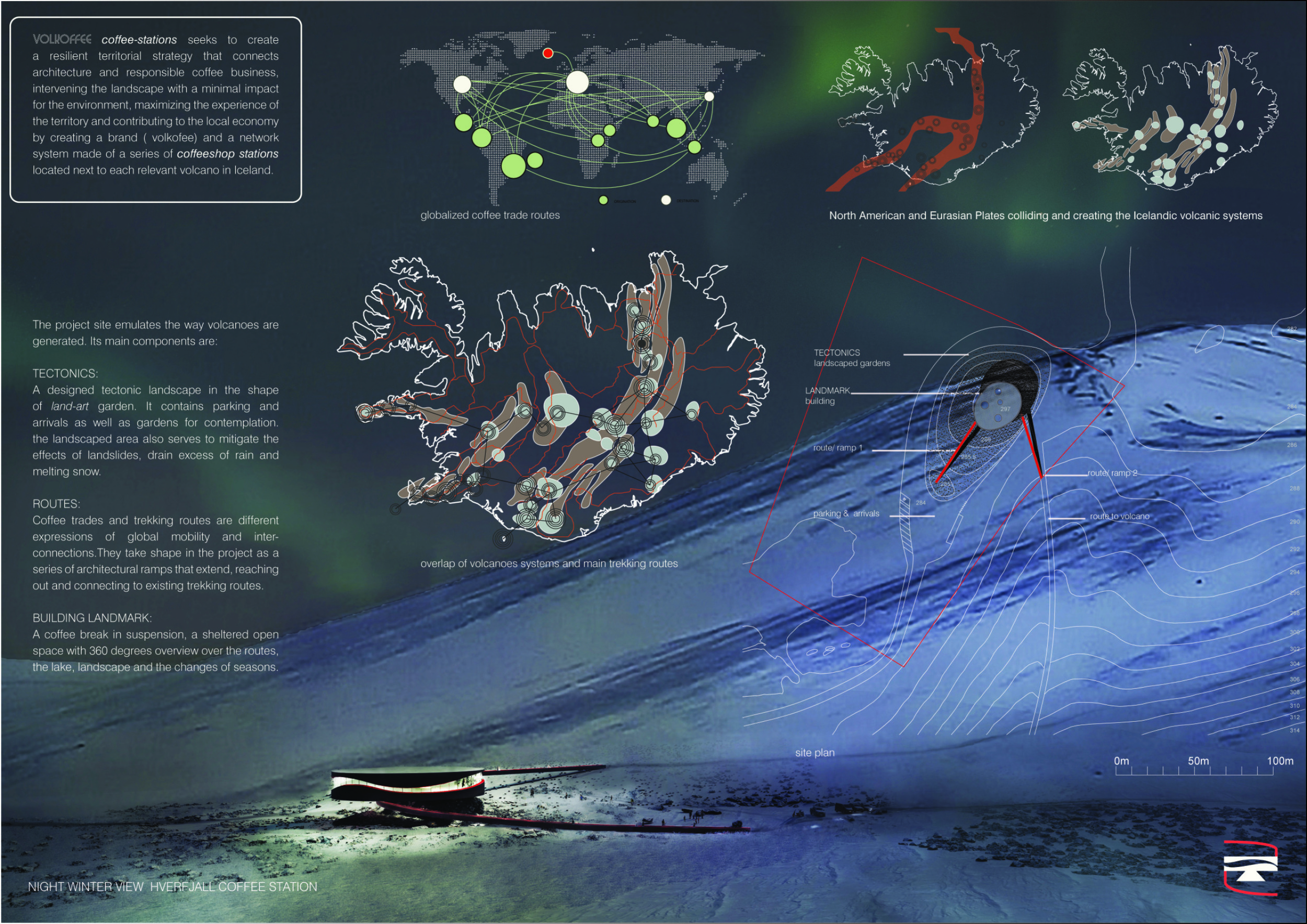 Architecture project // Suspended Spaces and Tectonic Forms in a ...