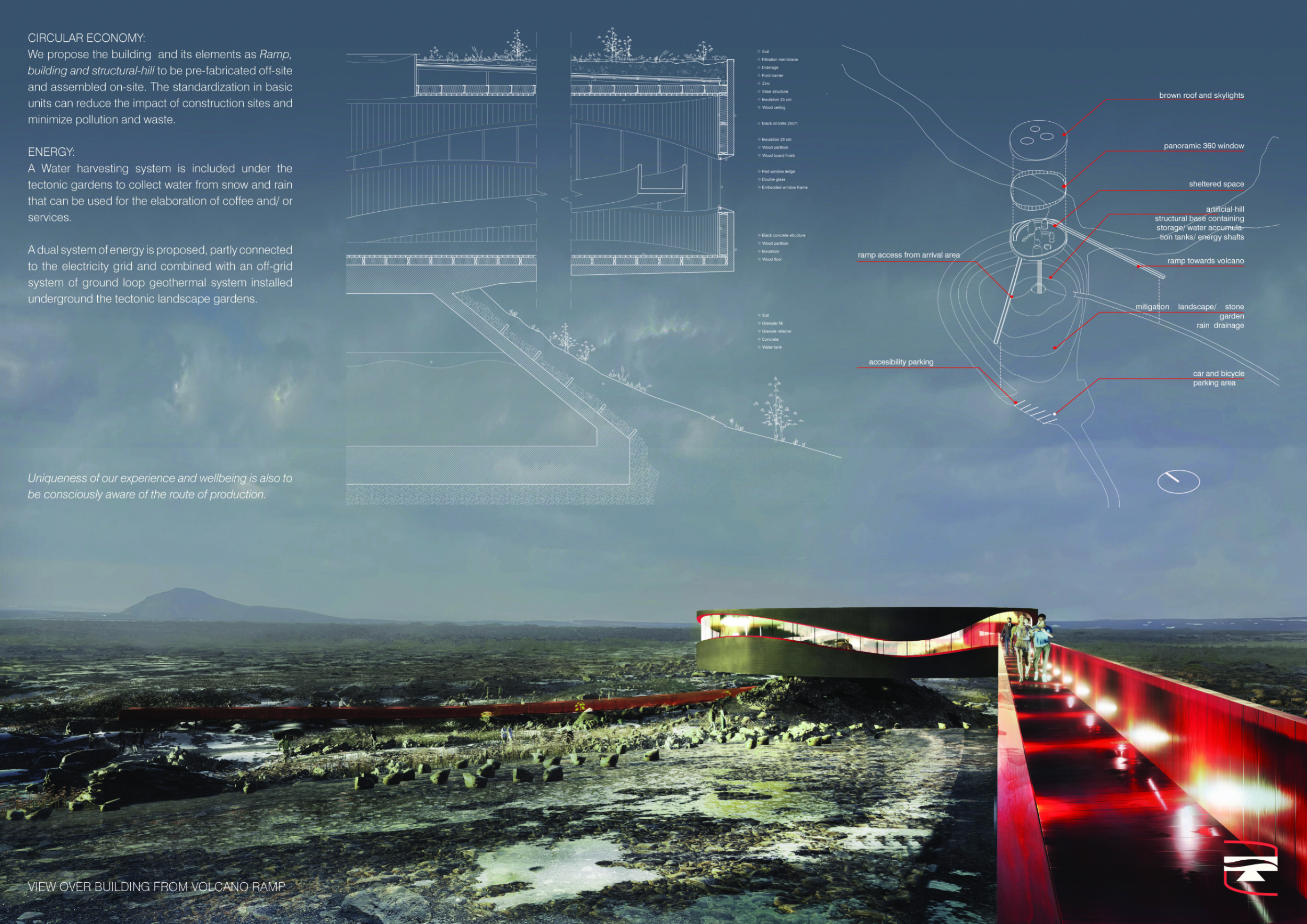 Architecture project // Suspended Spaces and Tectonic Forms in a ...