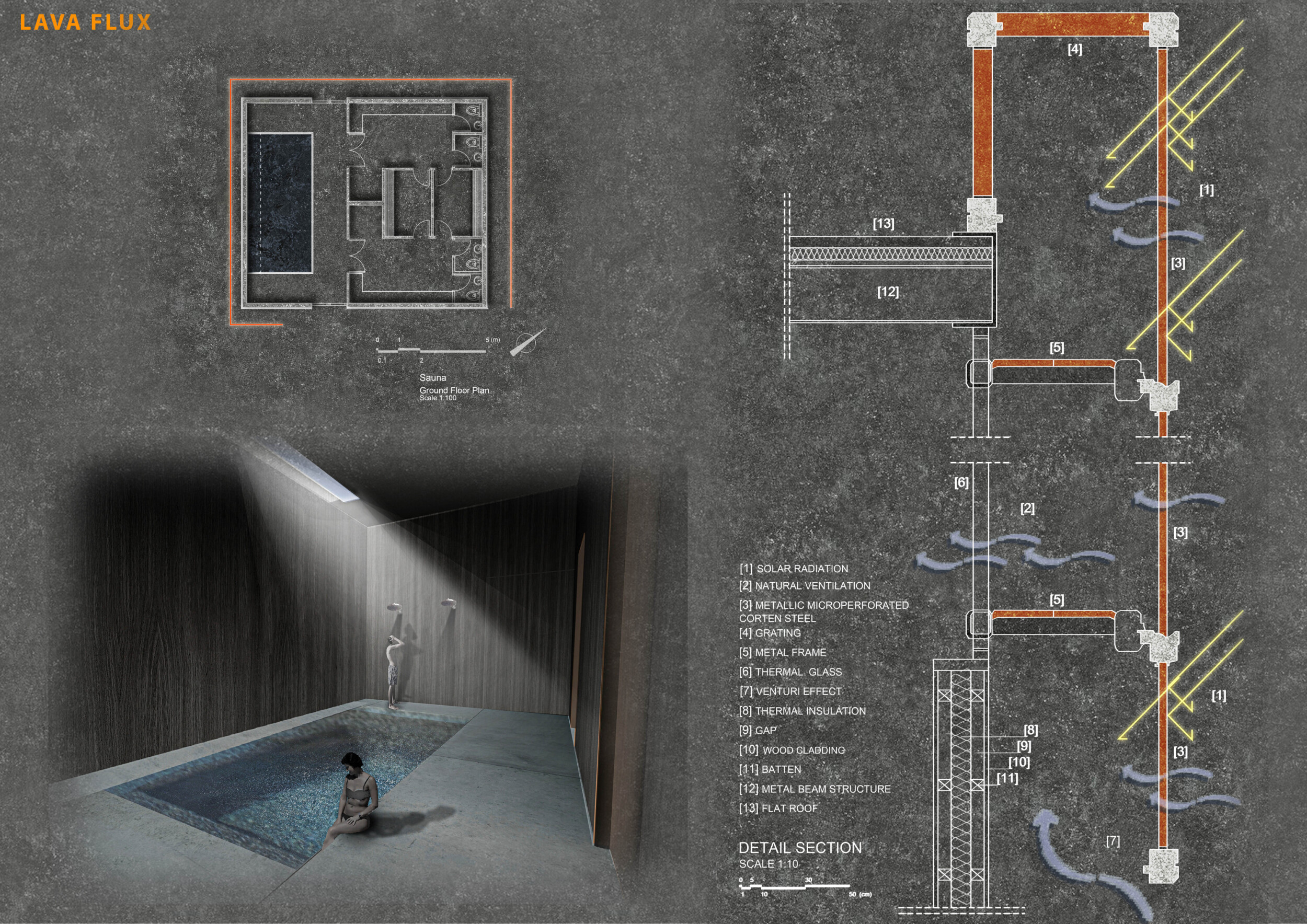 Architecture project // Geothermal Engagement Through Thermal Glass and ...