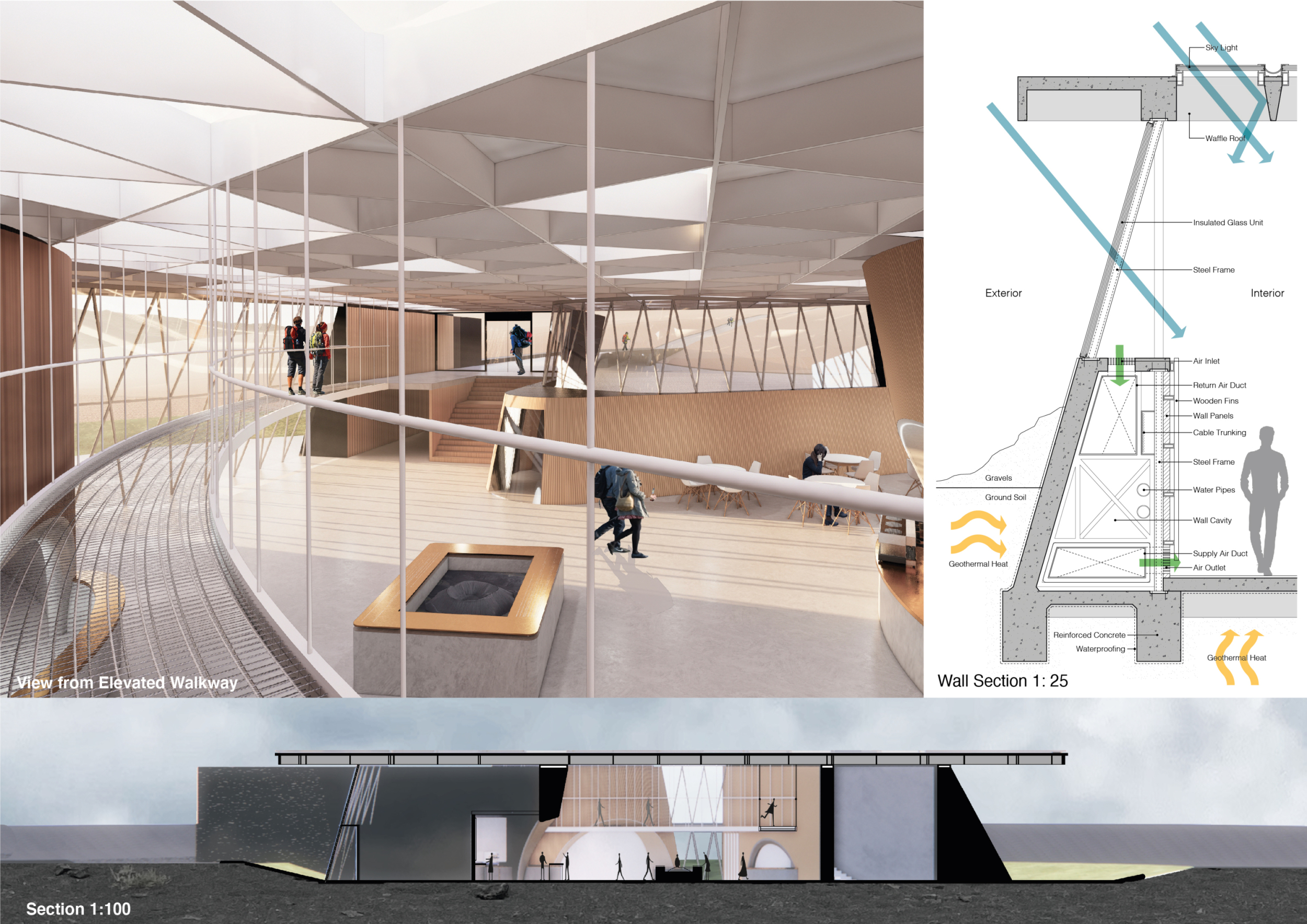 Architecture projects - waffle slab // Buildner