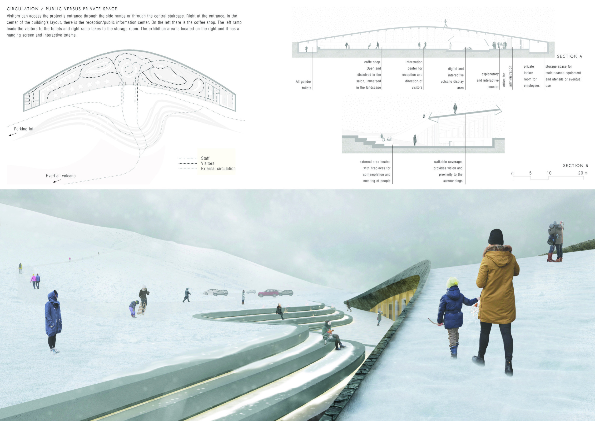 Architecture project // Walkable Roof over Cross-Laminated Timber with ...