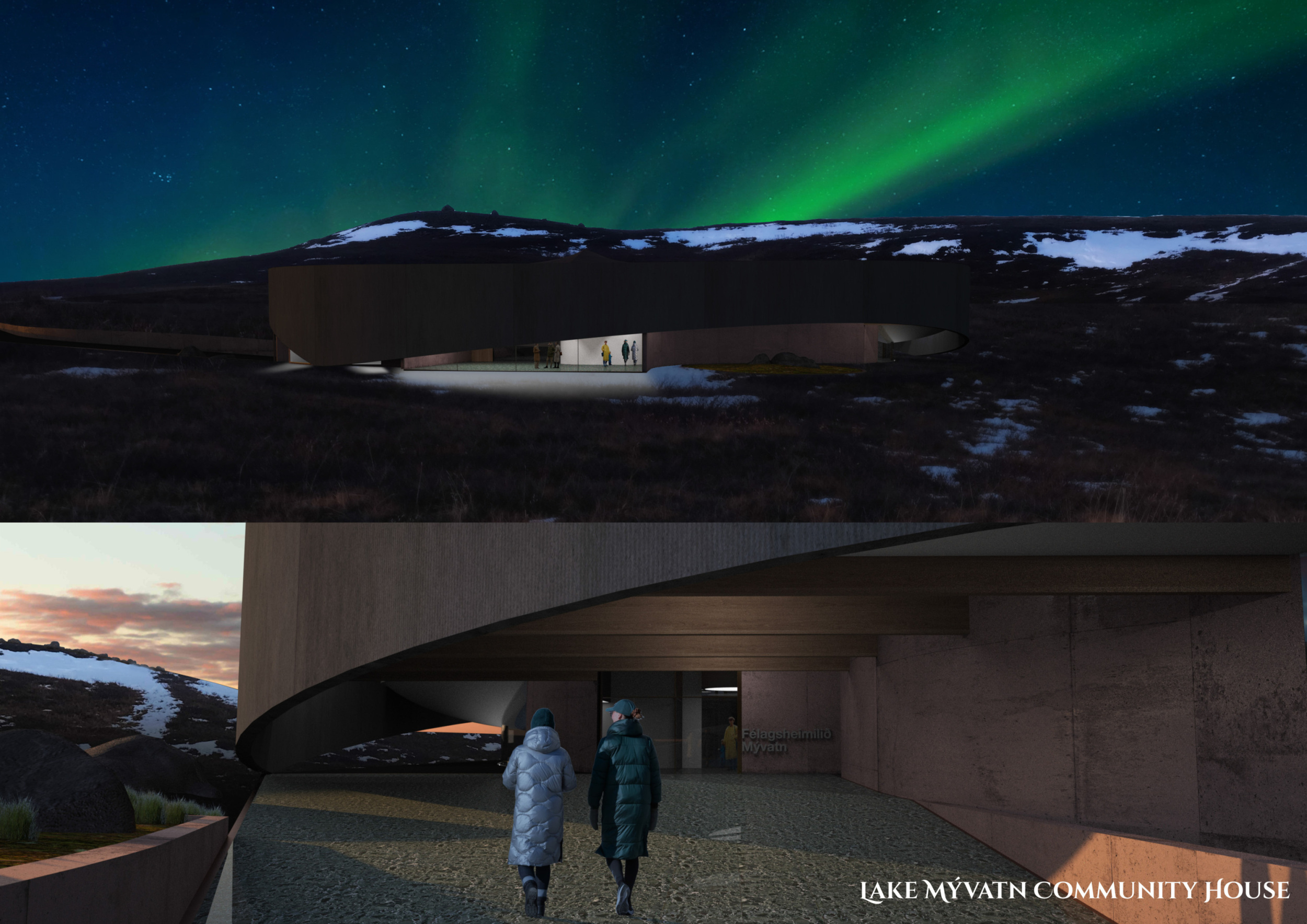Architecture project // Glulam Structures and Winter Garden Integration ...