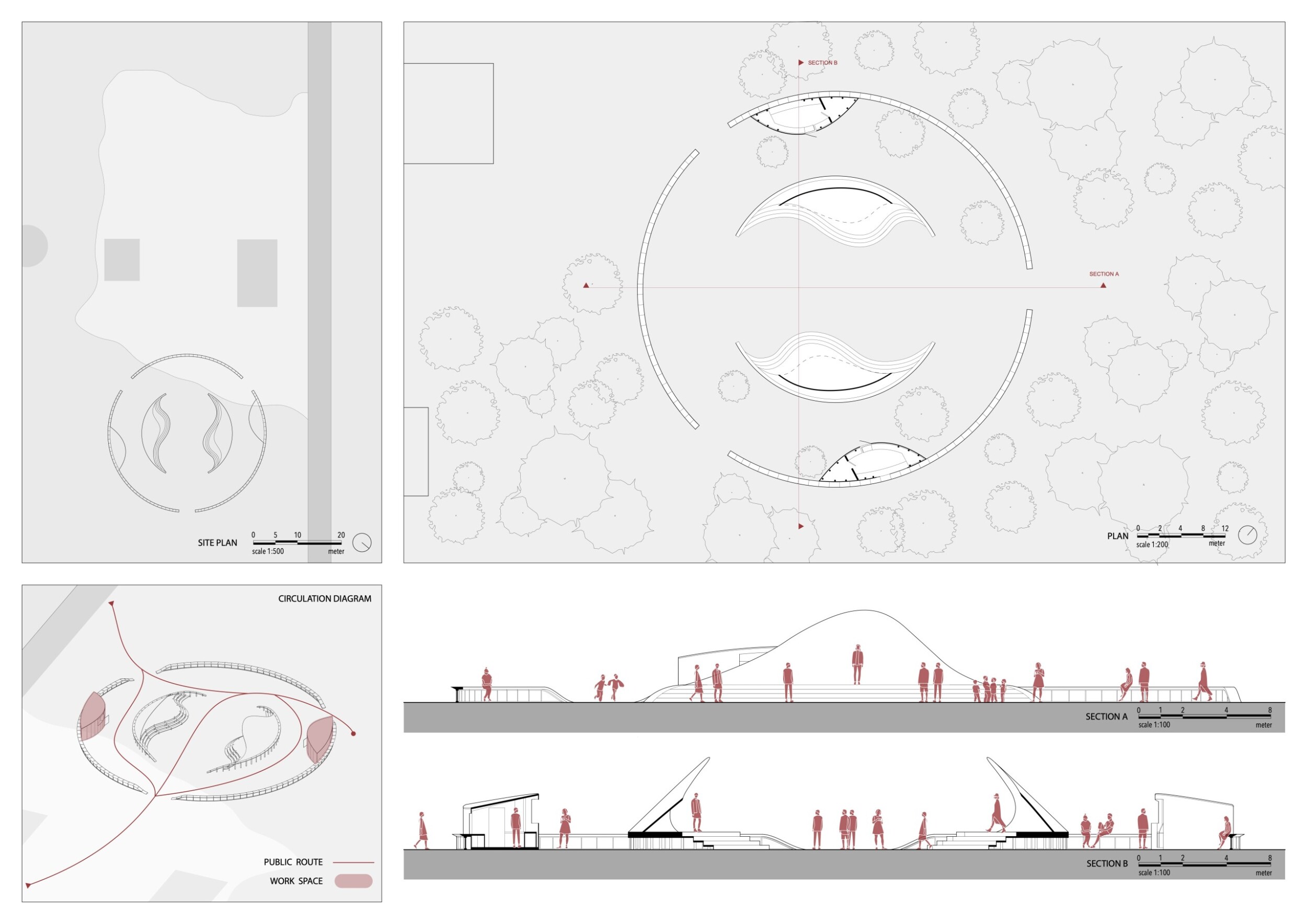 Architecture project // Shell Structure of Weather-Resistant Fabric and ...