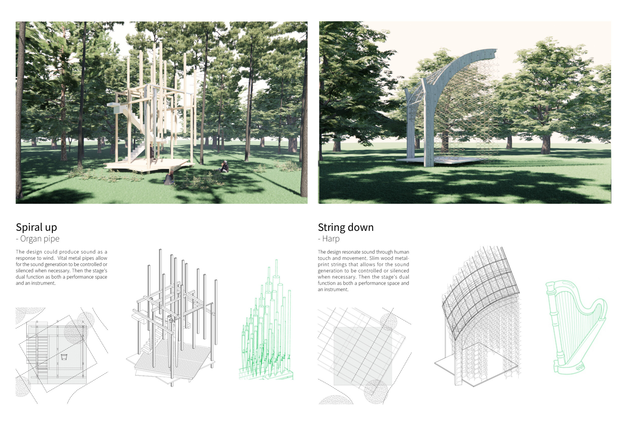 Architecture project // Sound-Reflecting Performance Spaces Constructed ...