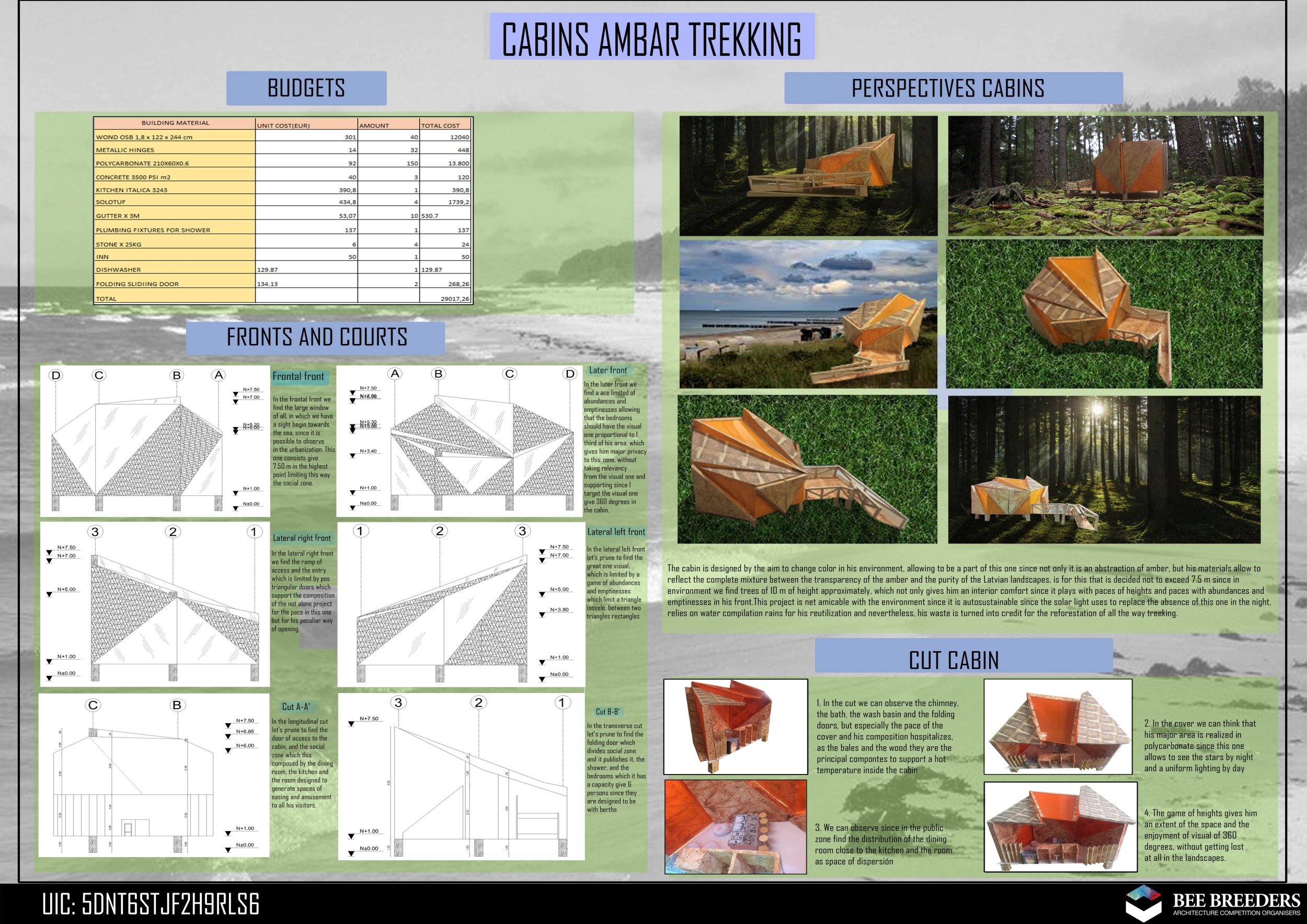 Architecture project // Hexagonal Cabins with Polycarbonate Roofs ...