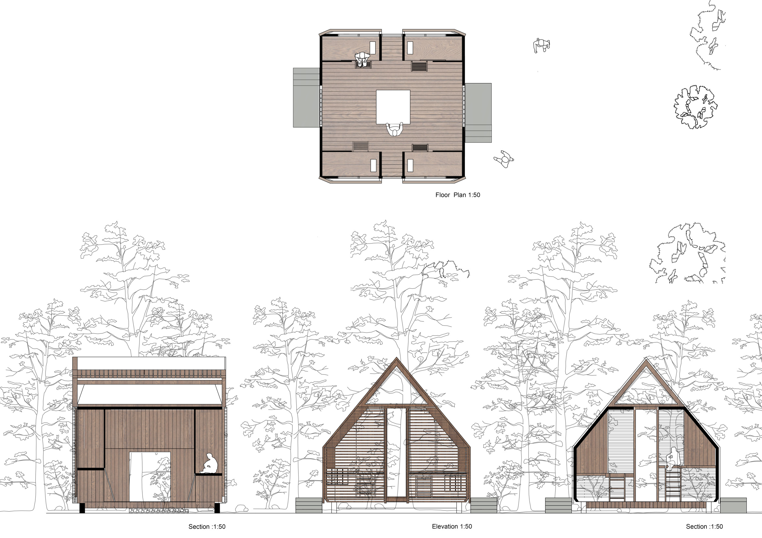 Architecture projects - natural finishes // Buildner