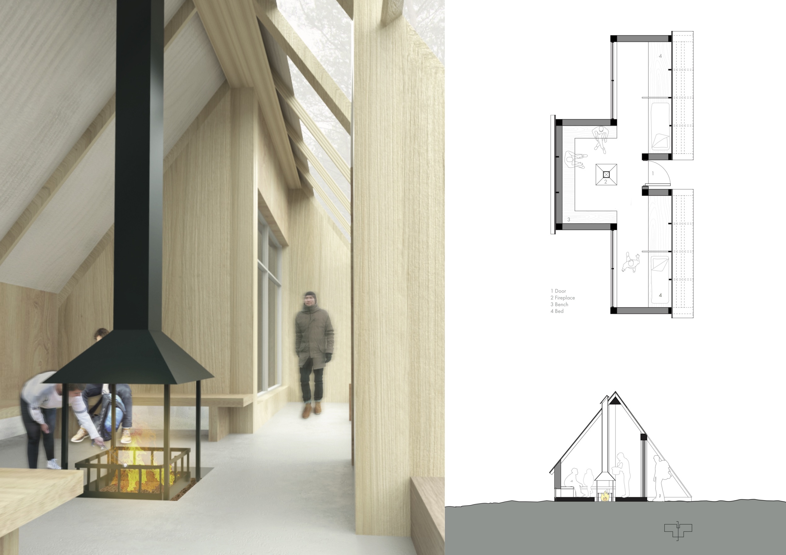 Architecture project // Translucent Polycarbonate and Sustainable Wood ...