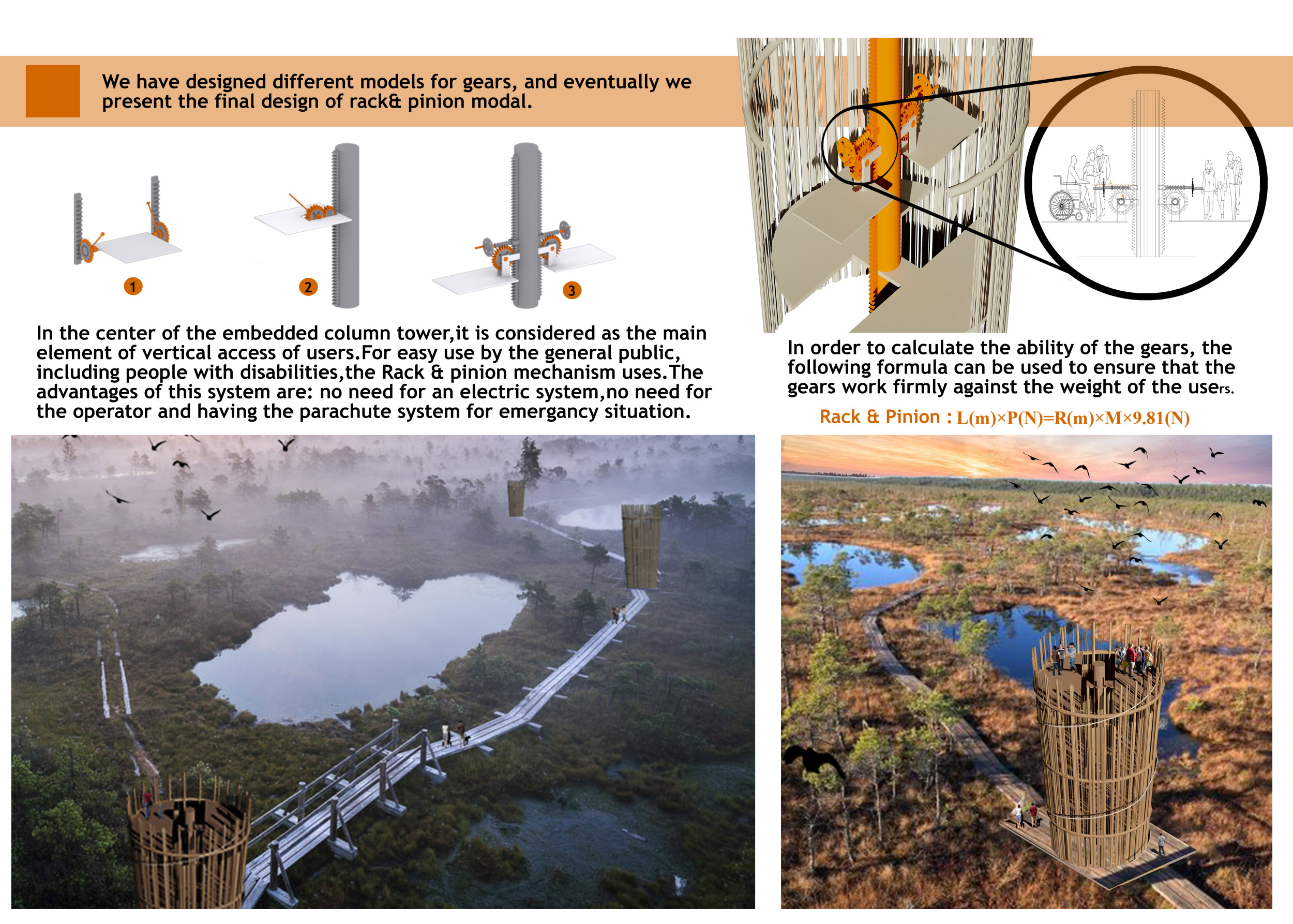 Architecture project // Wooden Observation Tower Featuring Mirrored ...