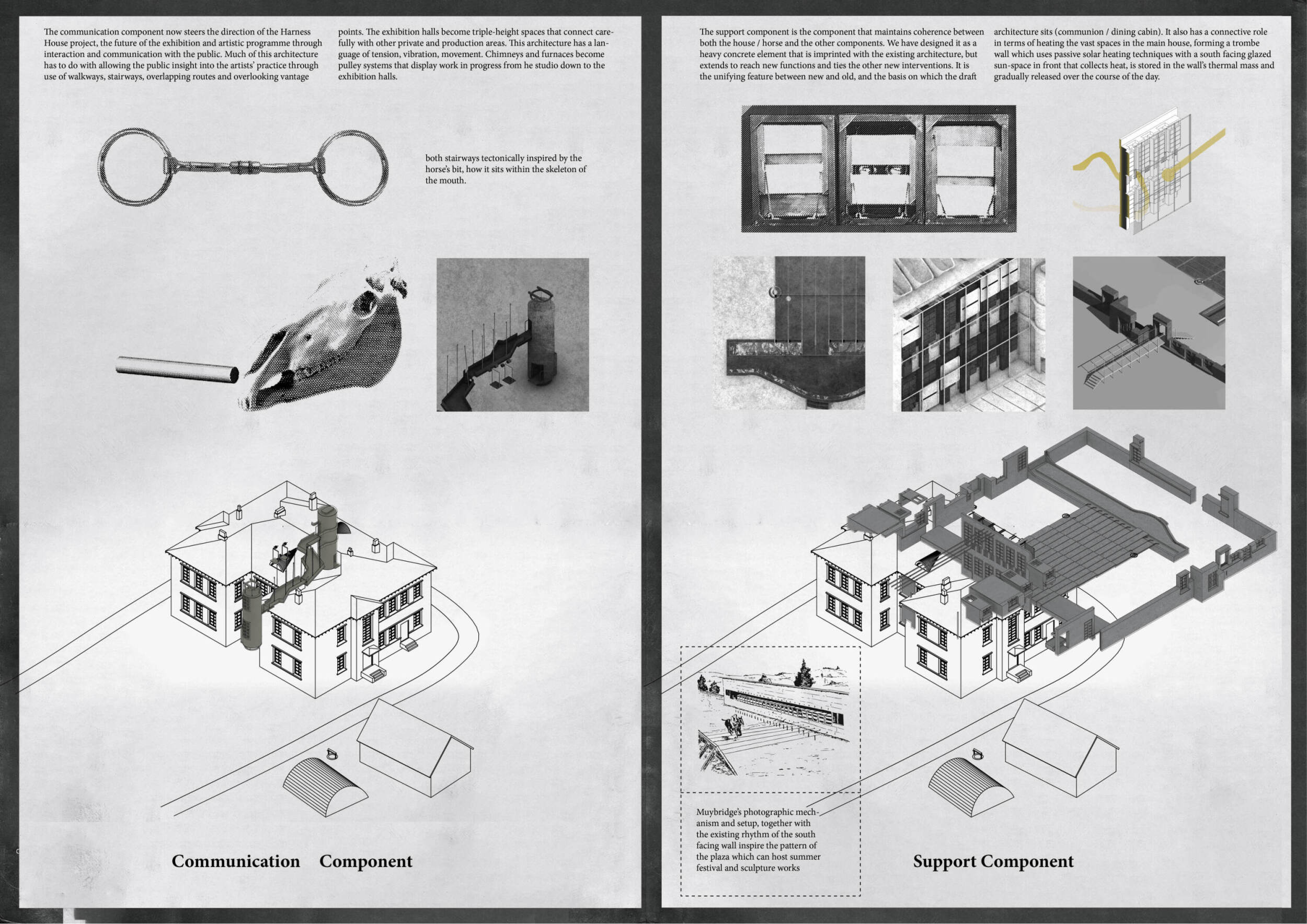 Architecture project // Reed Thatched Community Space with Concrete ...