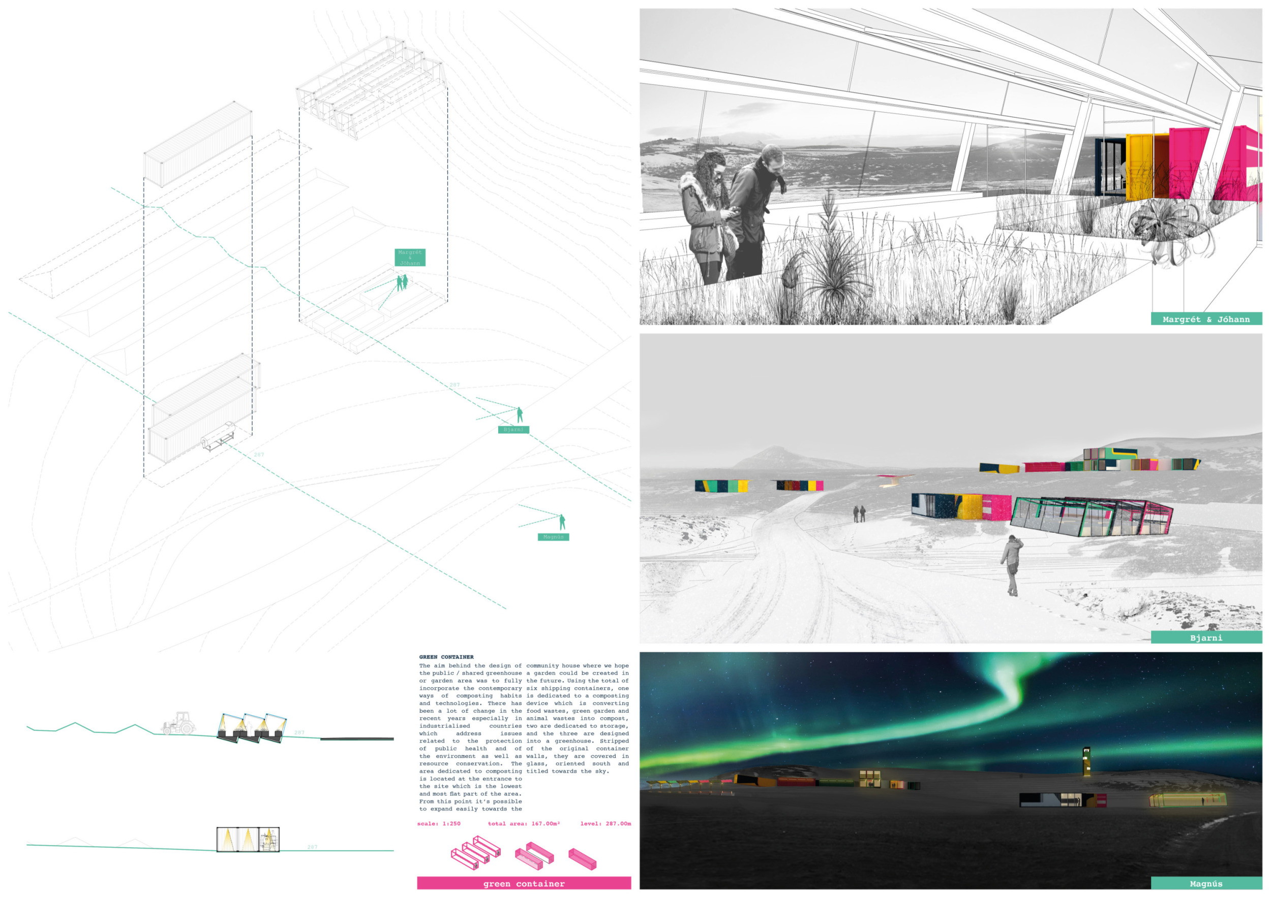 Architecture project // Recycled Shipping Containers Weaving Community ...