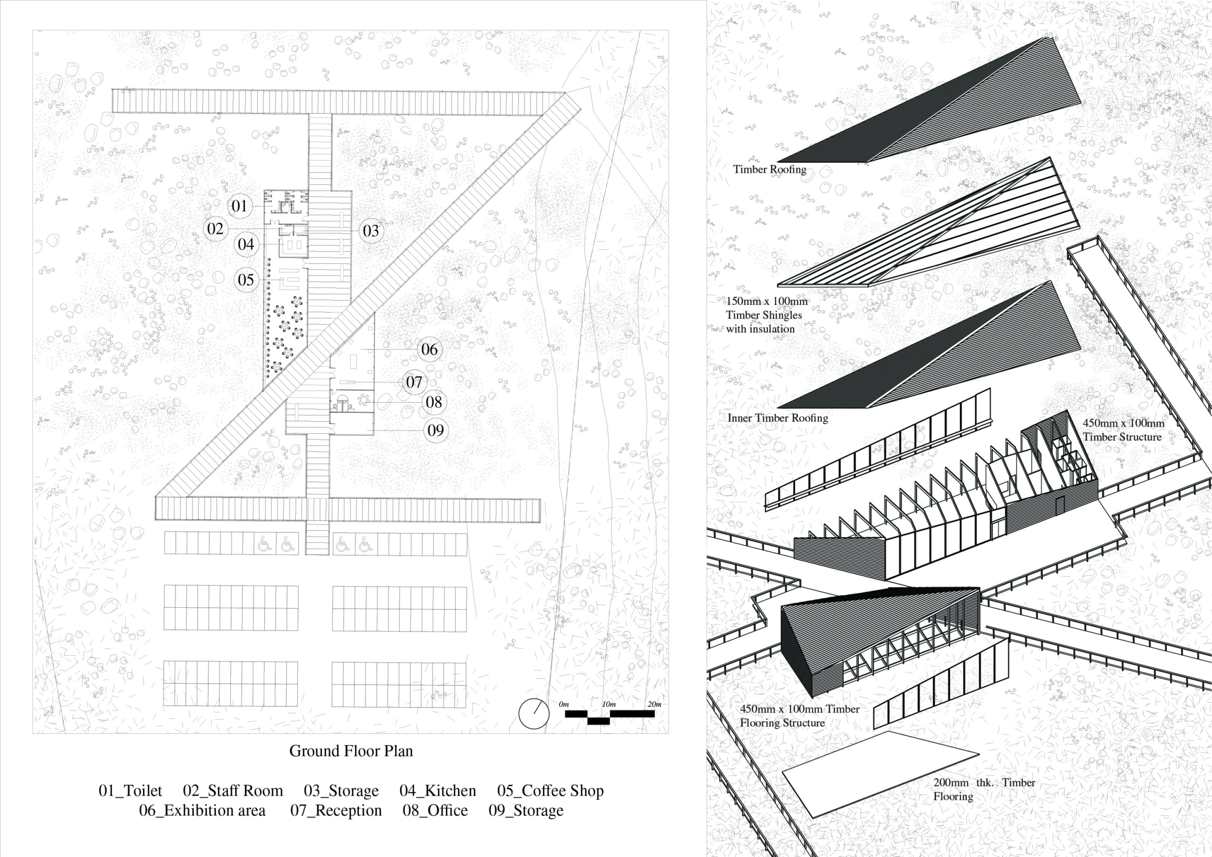 Architecture project // Engaging Observation Deck at Volcanic Landscape ...
