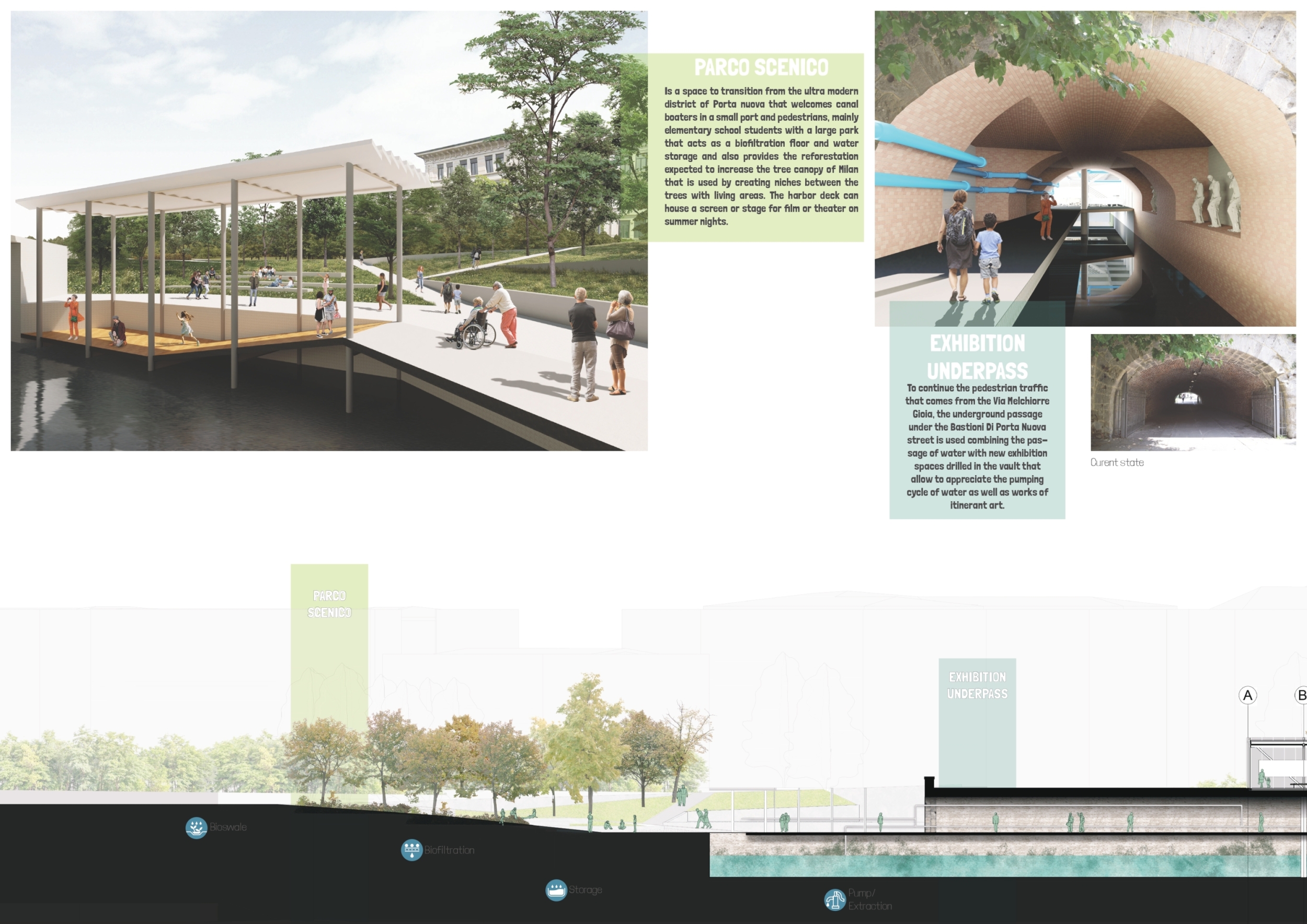Architecture project // Reimagining Urban Canals with Cooling Elements ...