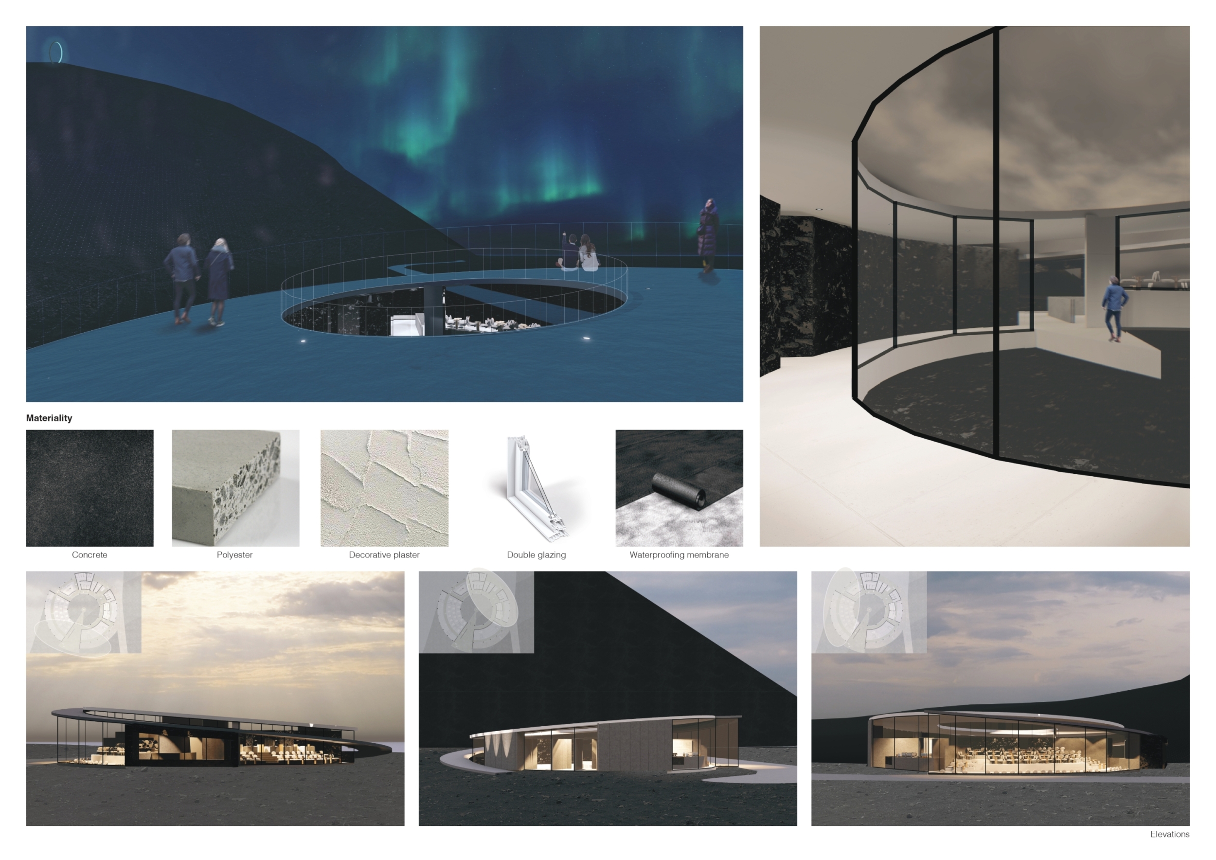 Architecture project // Panoramic Views Framed by Concrete and Glazing ...