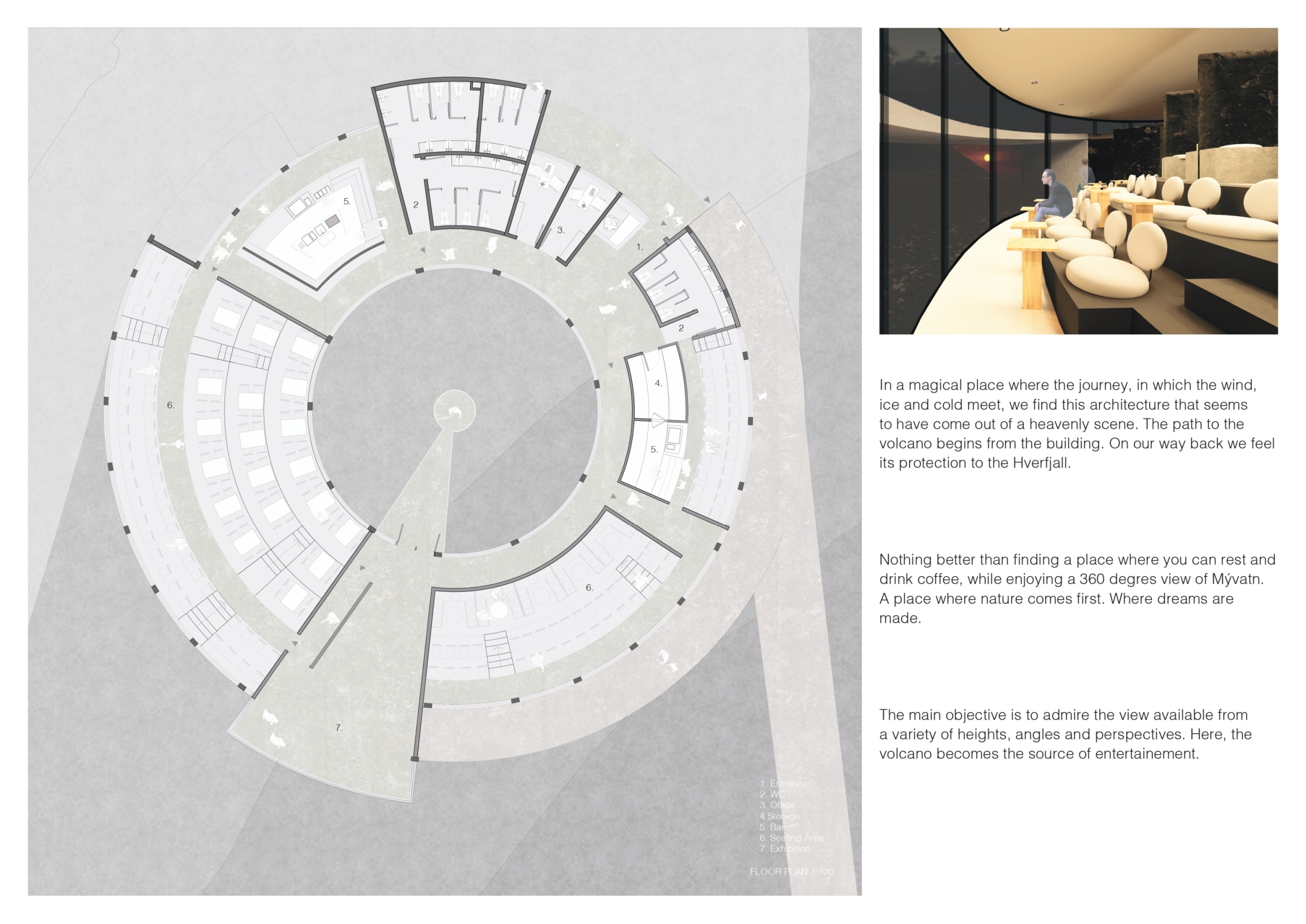 Architecture project // Panoramic Views Framed by Concrete and Glazing ...