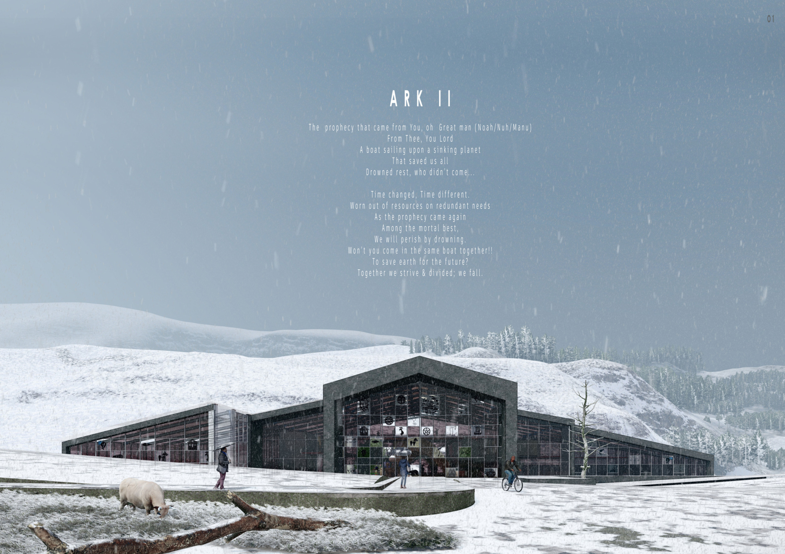 Architecture project // Community Space with Green Buffers and Solar ...