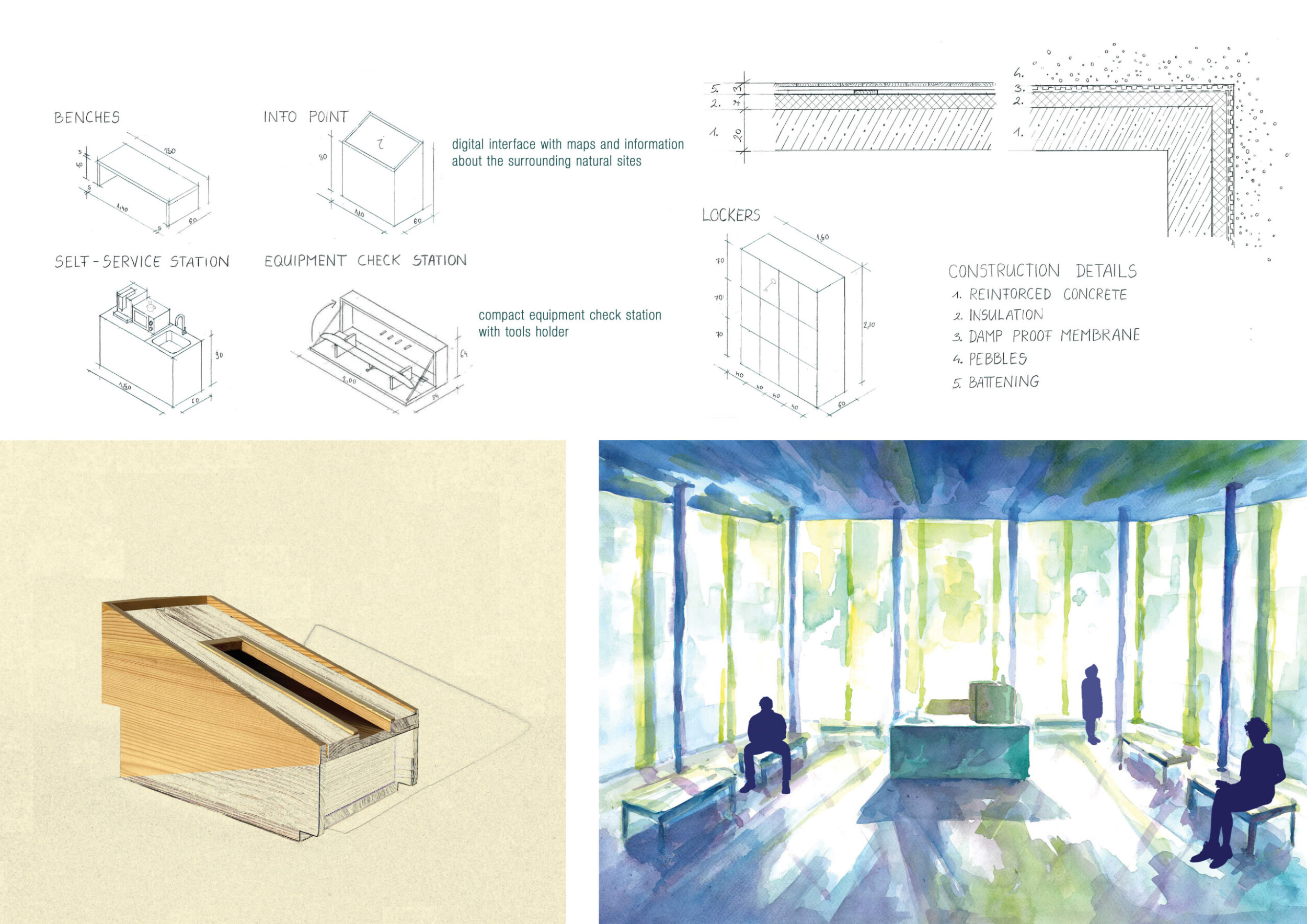 Architecture project // Charred Wooden Shingles and Cross-Laminated ...