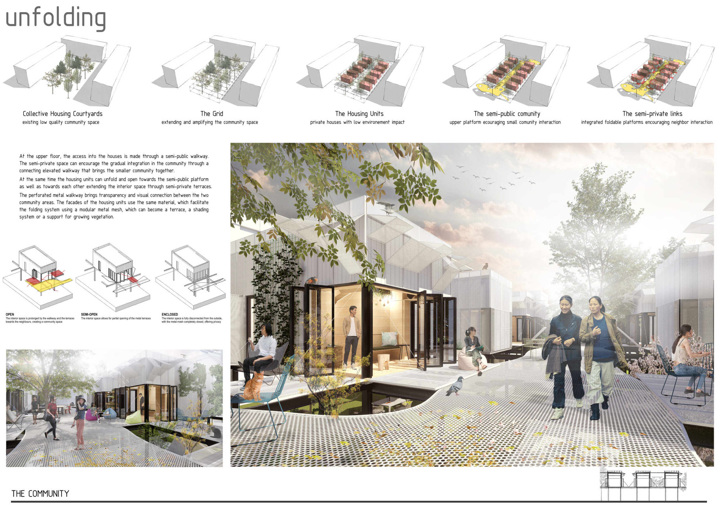 Architecture project // Perforated Metal Mesh and Kingspan Panels in ...