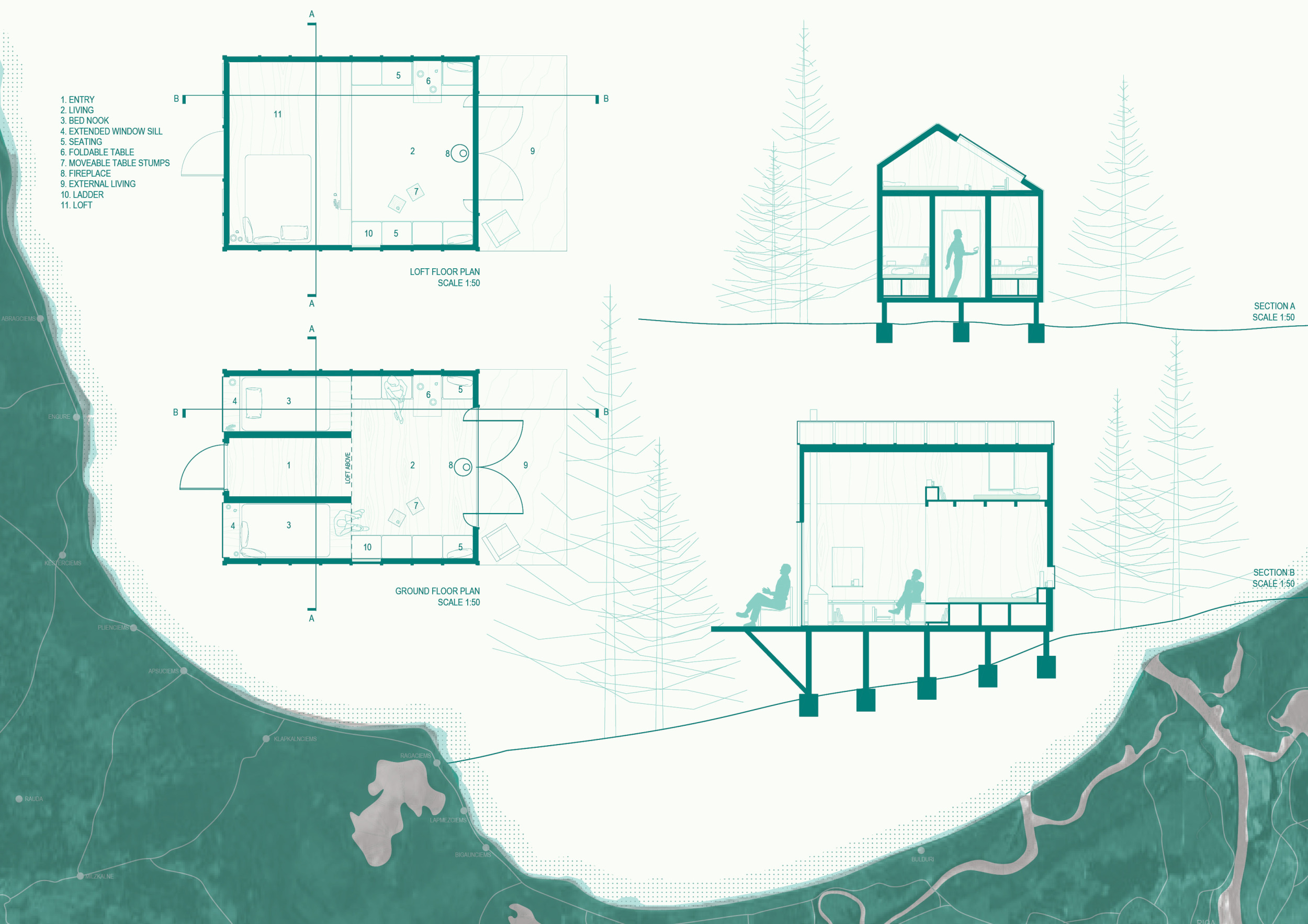 Architecture project // Charmed Pine Cladding and Elevated Design Unite ...