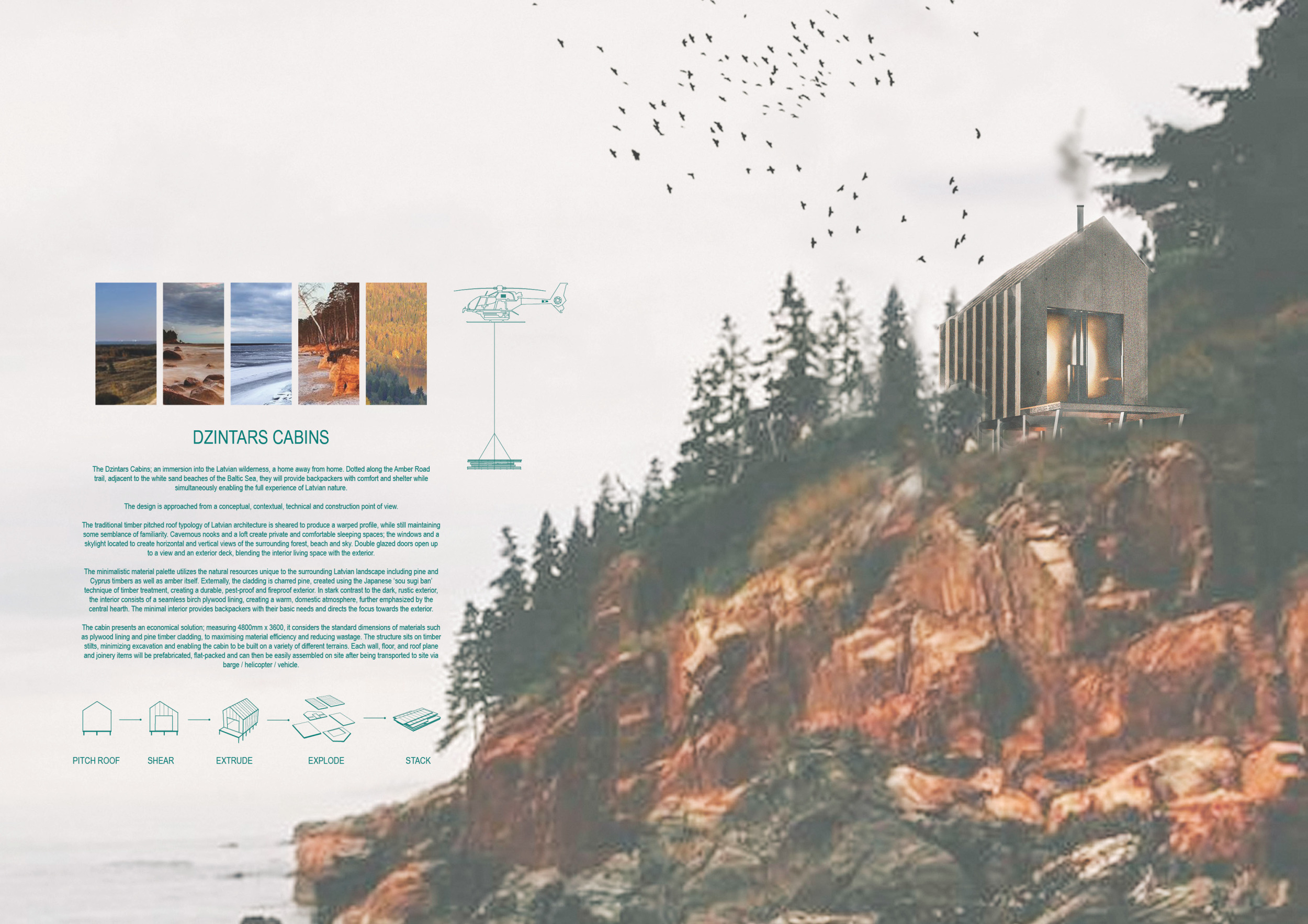 Architecture project // Charmed Pine Cladding and Elevated Design Unite ...