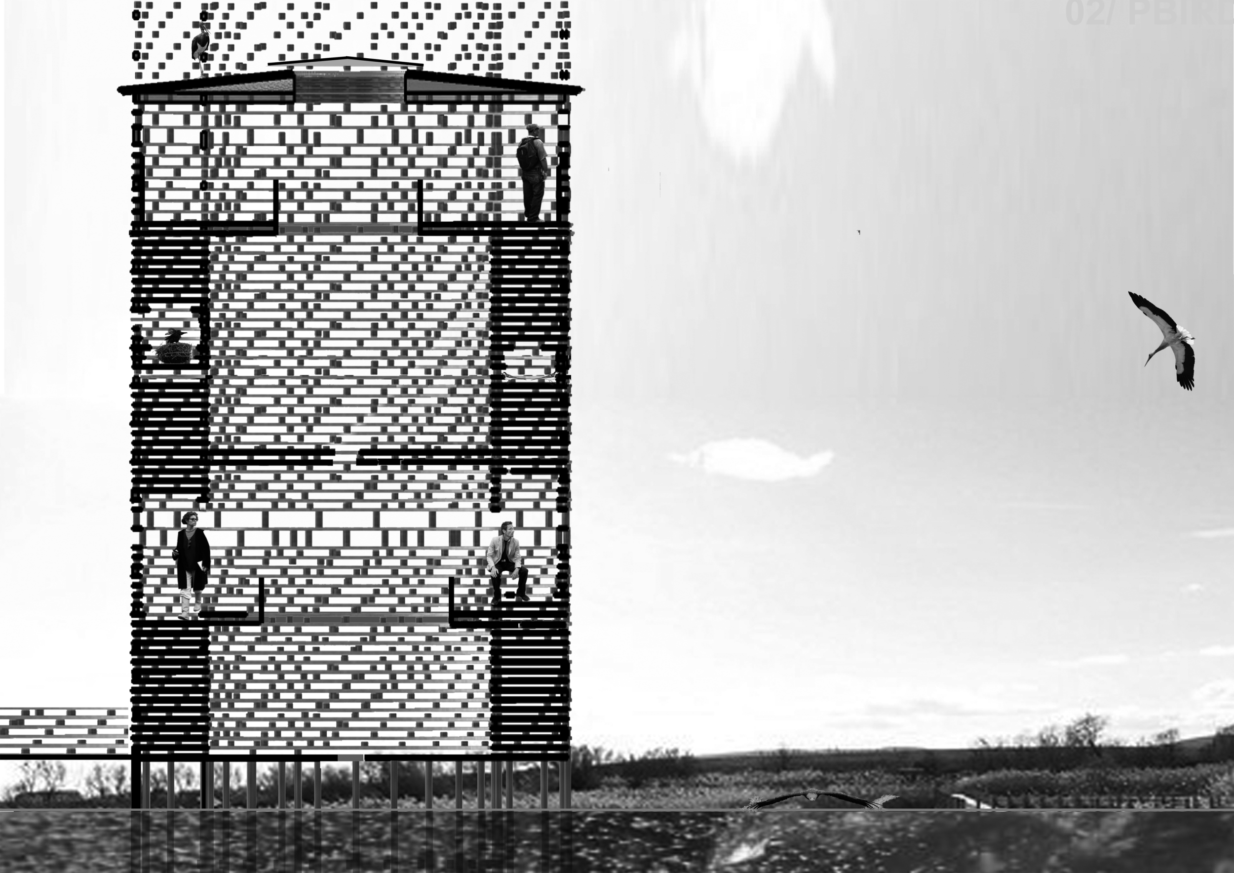Architecture project // Timber Cylinders and Natural Light Create an ...