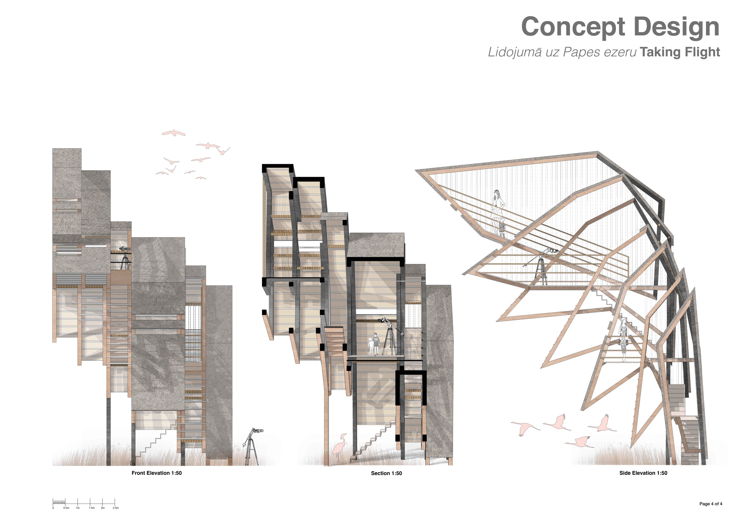 Architecture project // Cross-Laminated Timber Platforms Nested Within ...