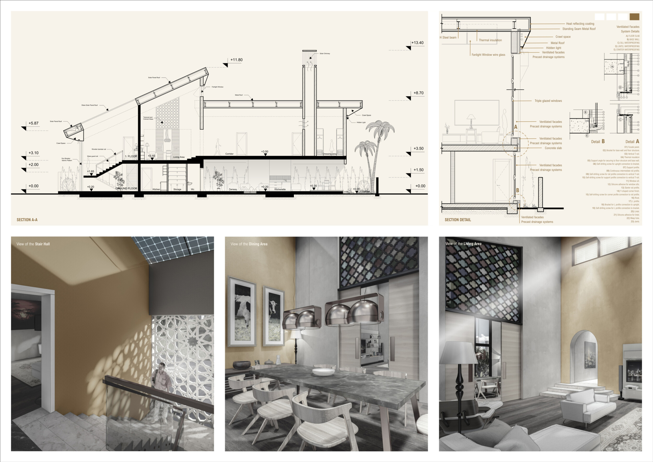 Architecture project // Charred Screens and Renewable Materials Define ...