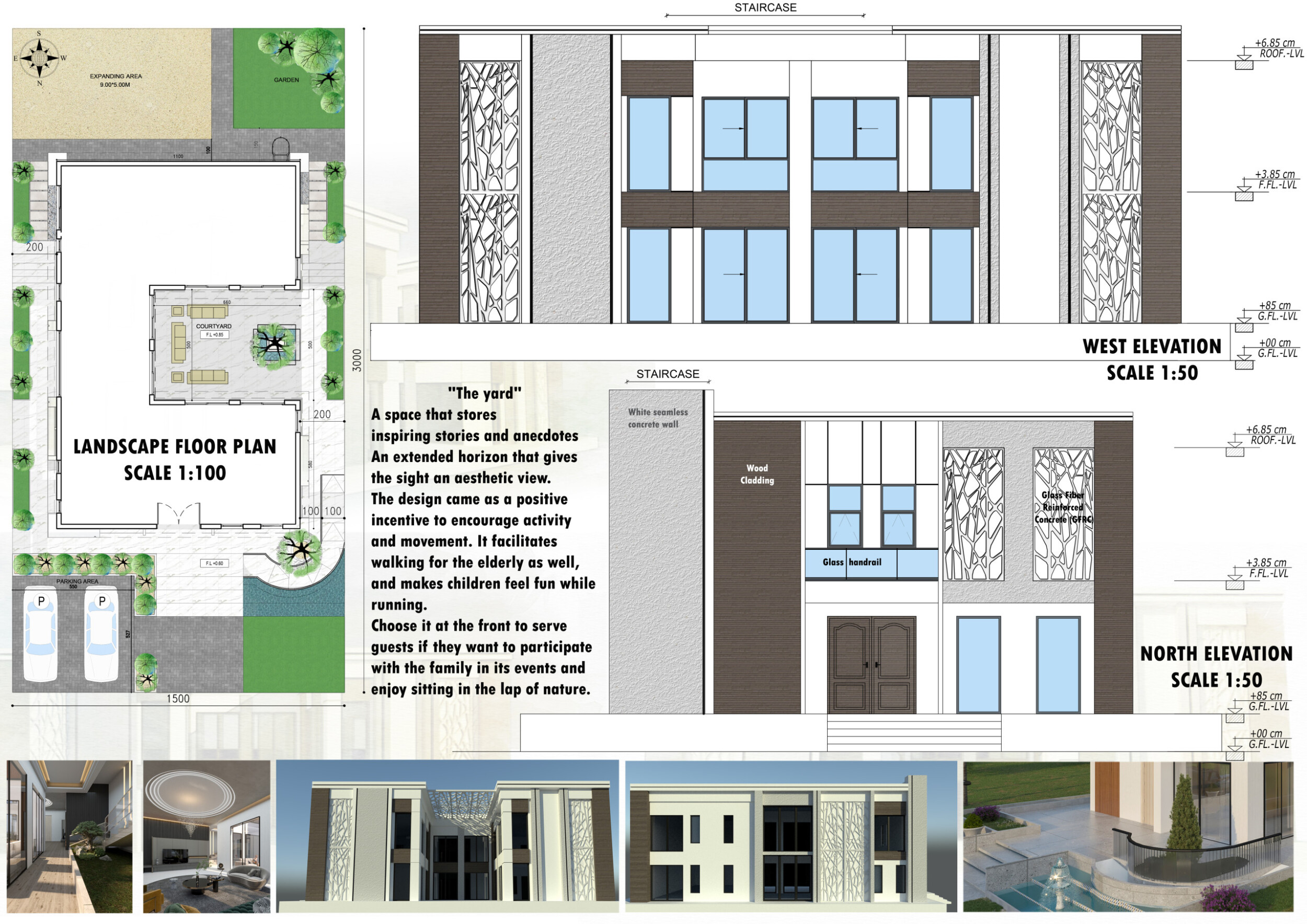 Architecture project // Ghaf Tree-Inspired Villa Featuring Gfrc Screens ...