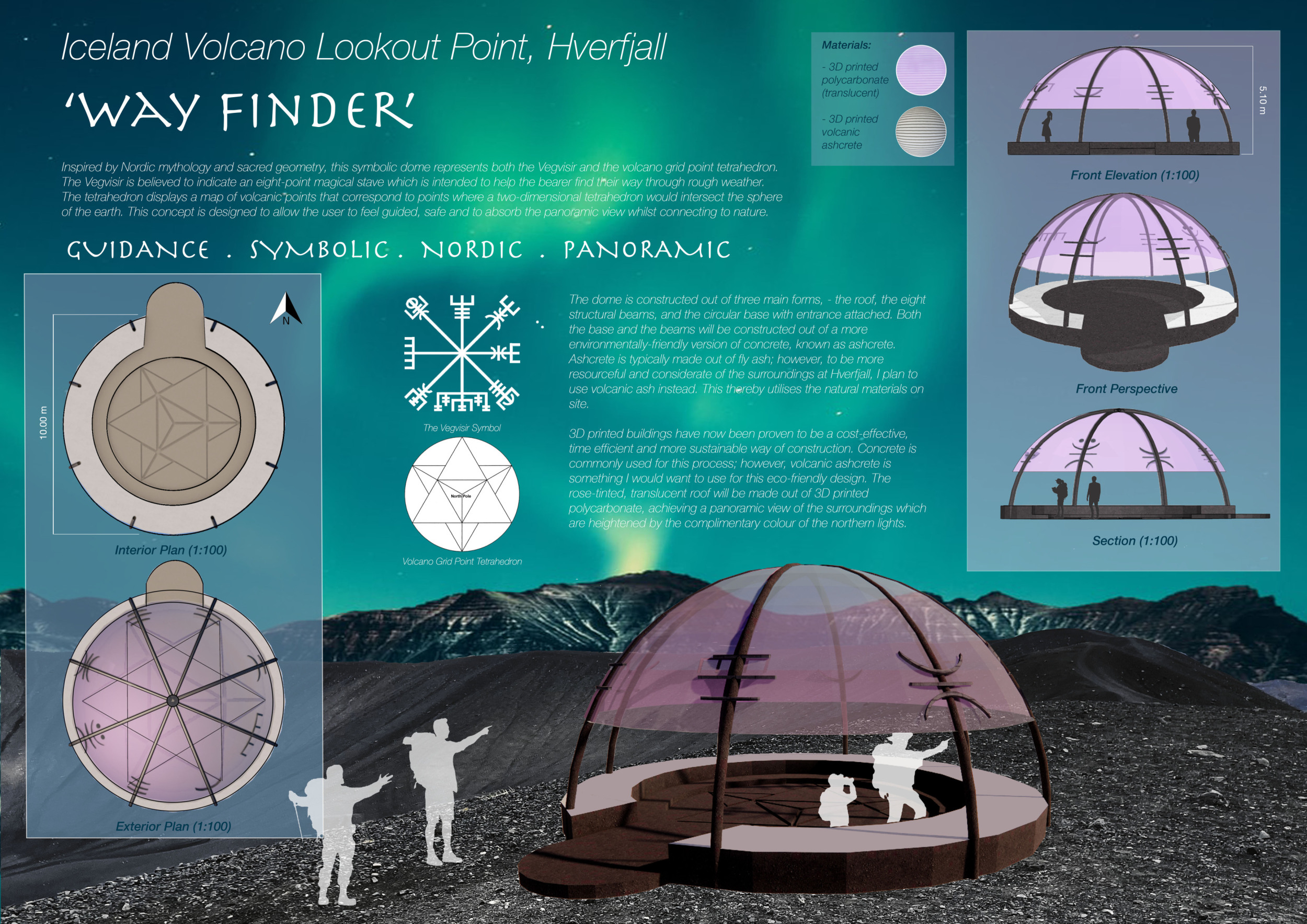 Architecture project // Exploring Volcanic Ashcrete and Translucent ...