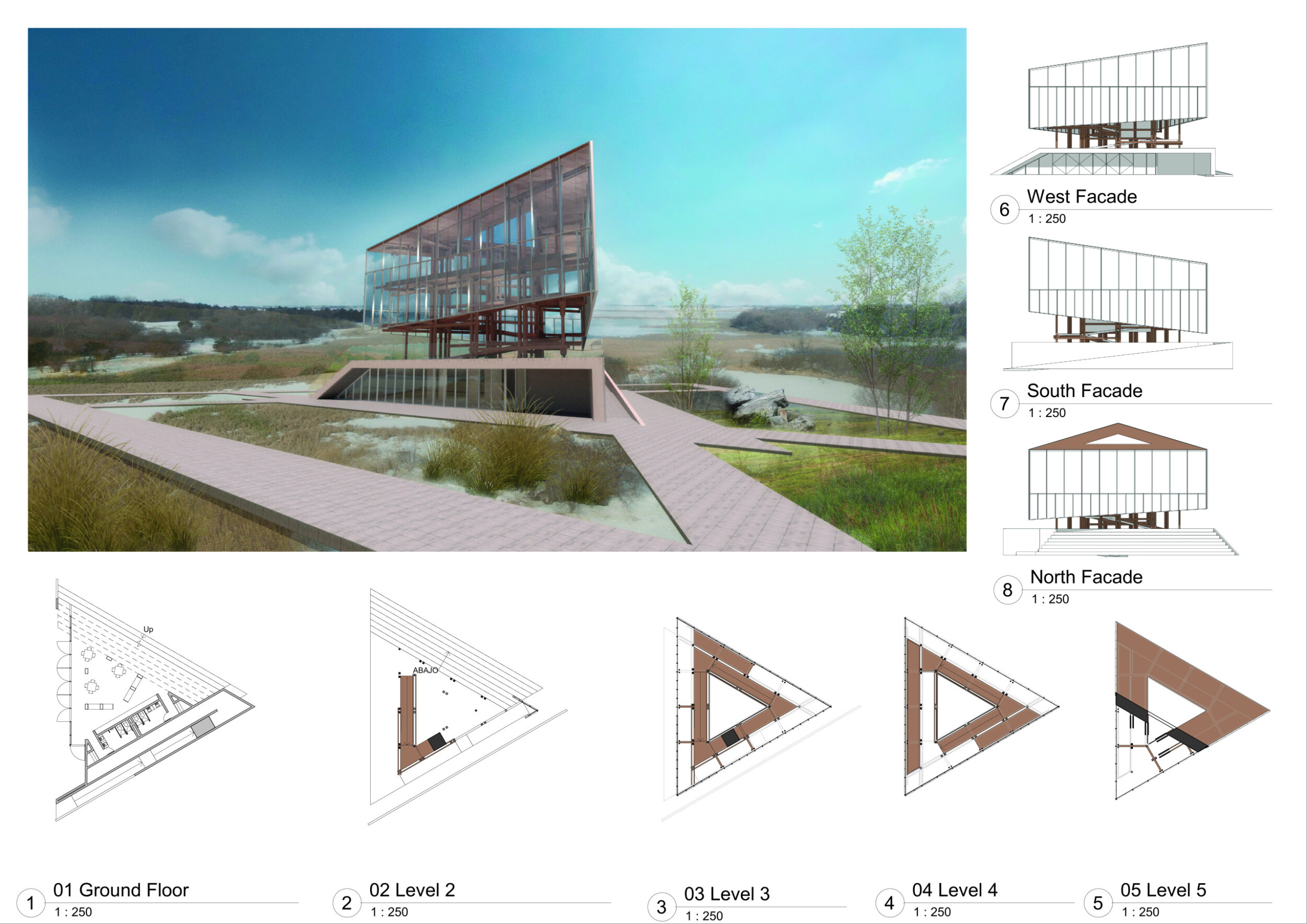Architecture project // Elevated Viewing Platforms Crafted from Charred ...