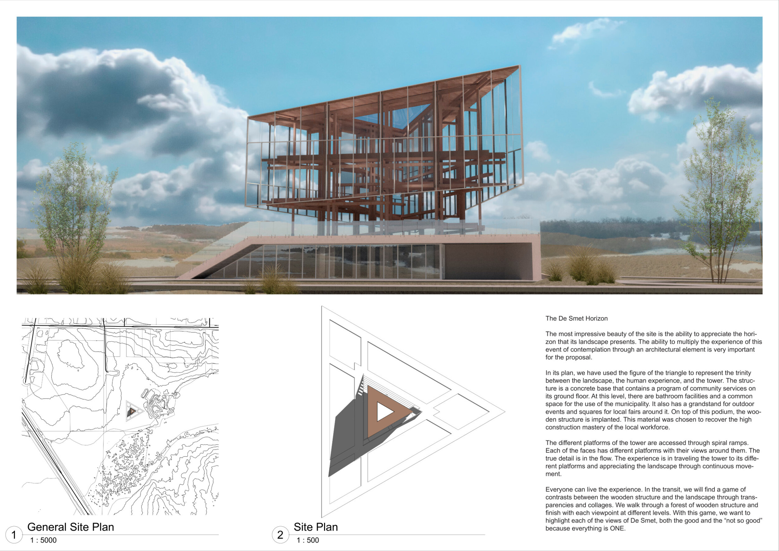 Architecture project // Elevated Viewing Platforms Crafted from Charred ...