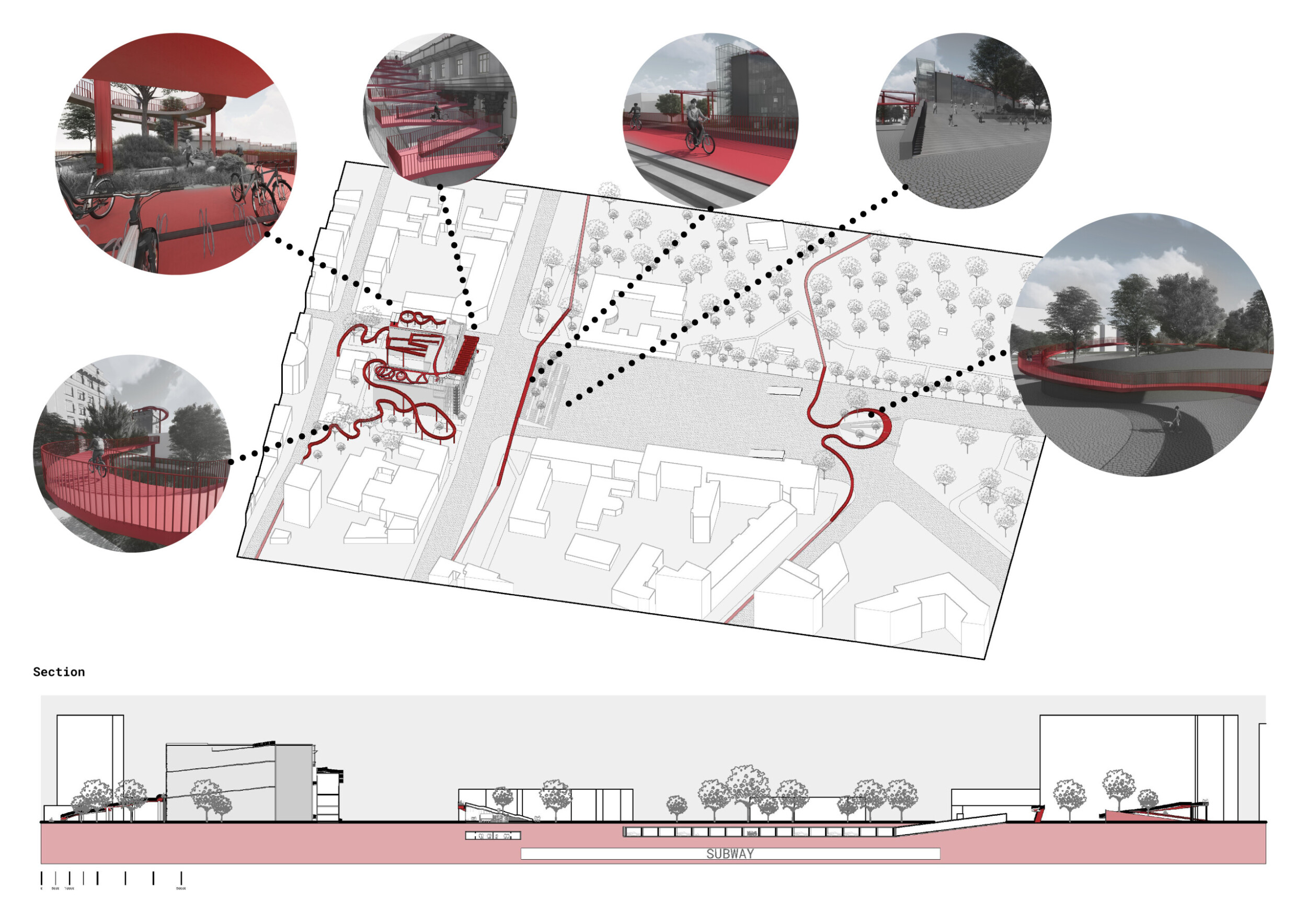 Architecture project // Elevated Bicycle Pathways and Sustainable Steel ...