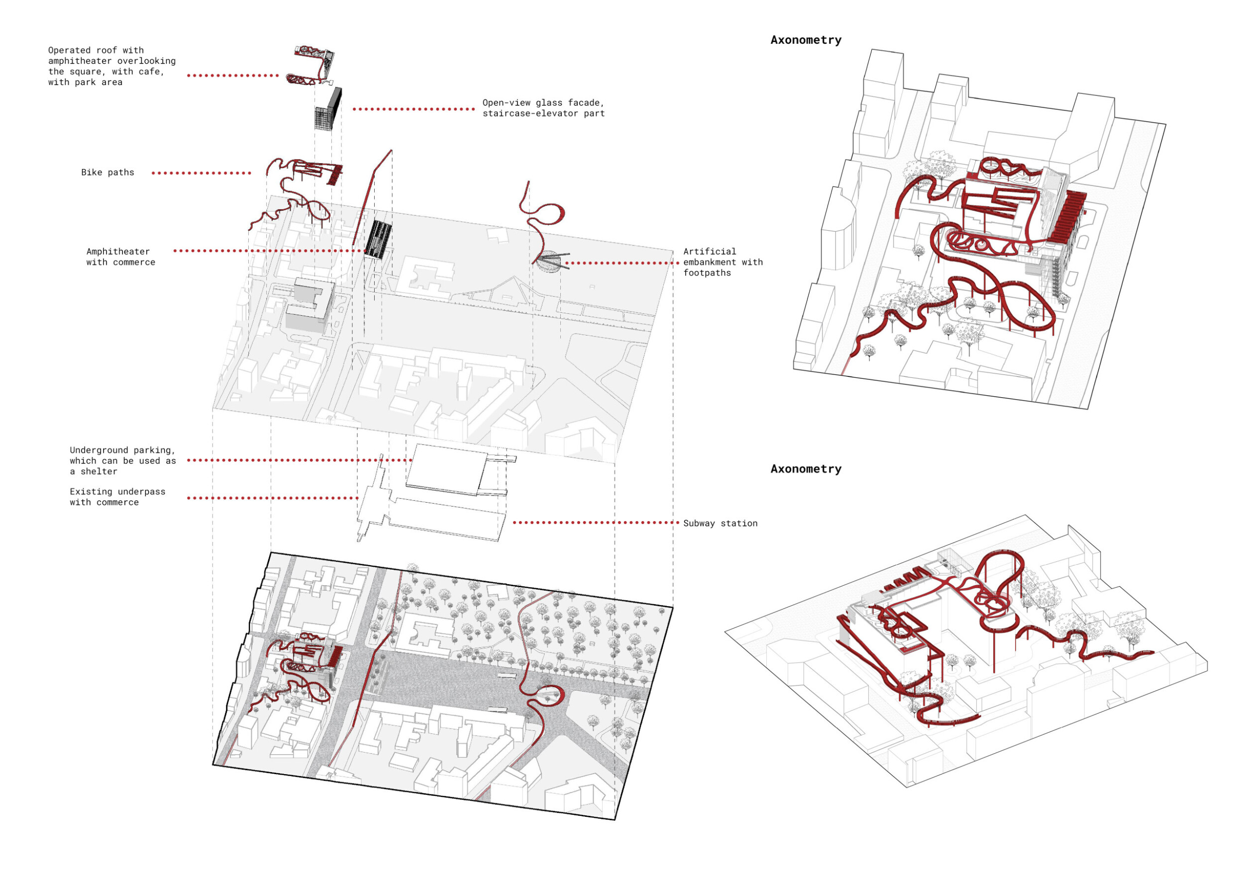 Architecture project // Elevated Bicycle Pathways and Sustainable Steel ...