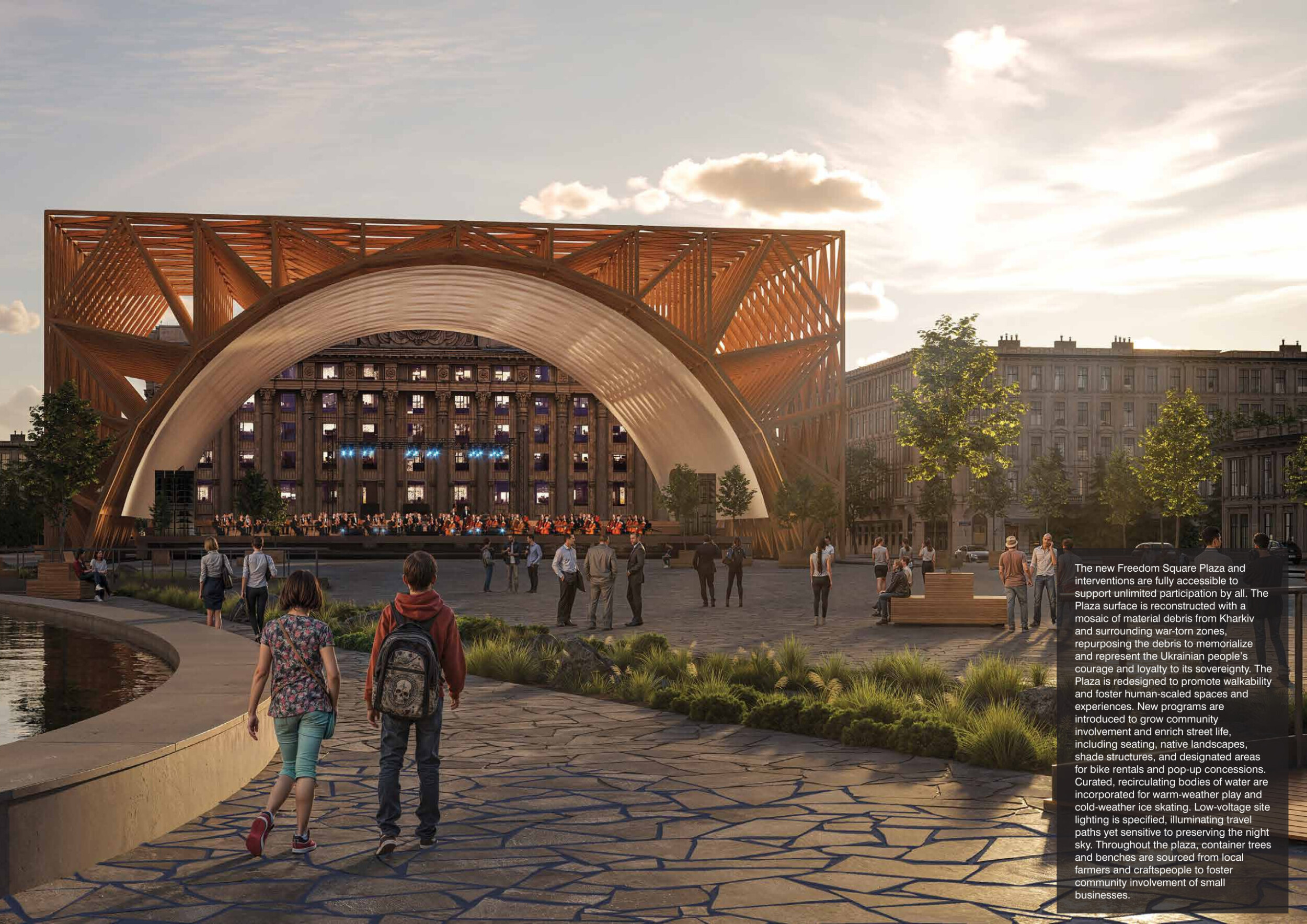 Architecture project // Curvilinear Pavilion Constructed with Scots ...