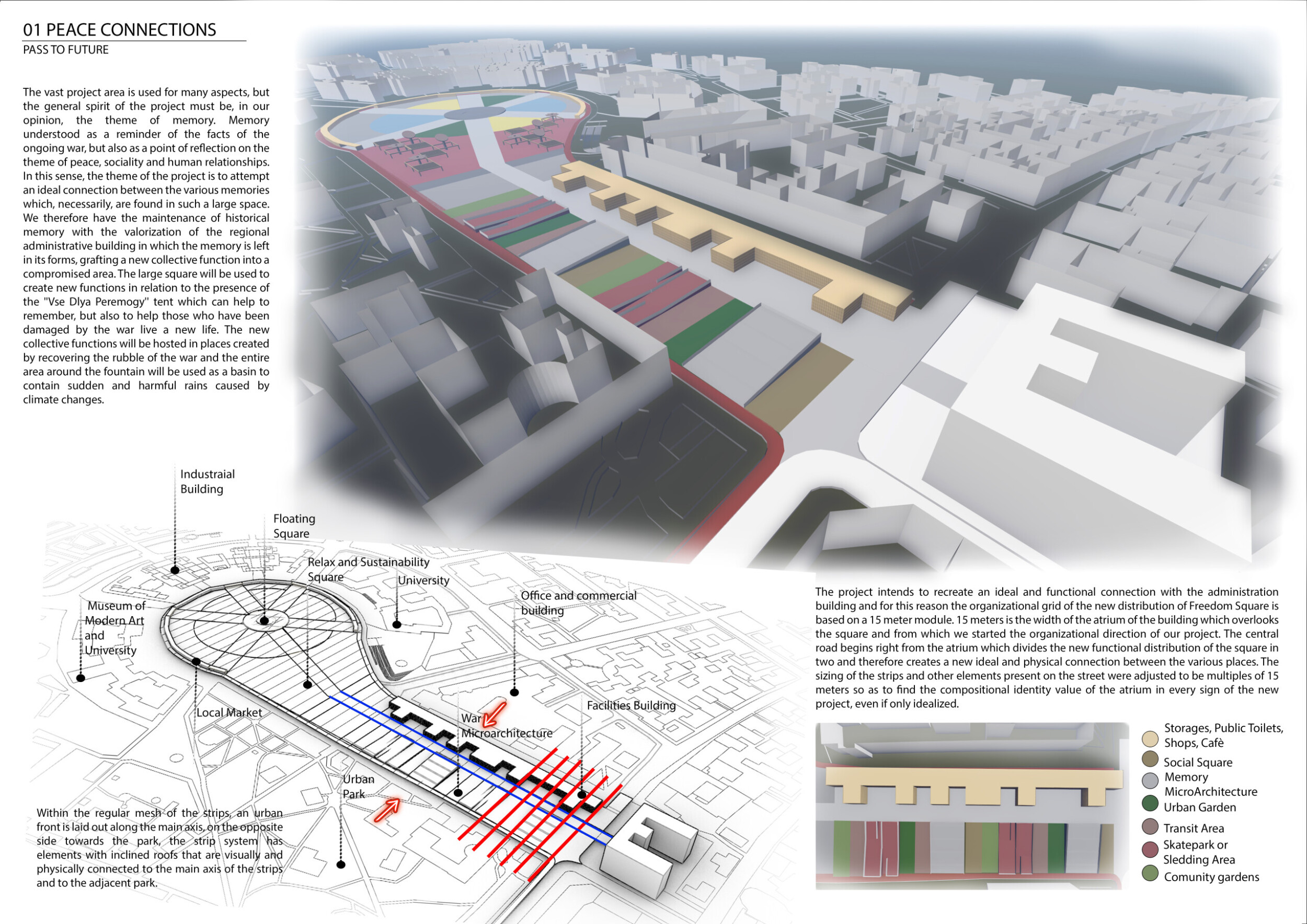Architecture project // Recycled Rubble and Geotextile Drainage Create ...