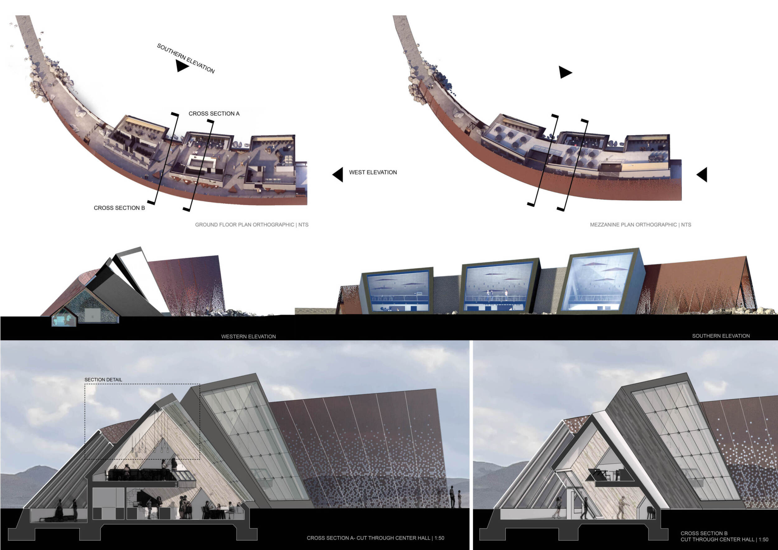 Architecture project // Viewing Frames and Board-Formed Concrete ...
