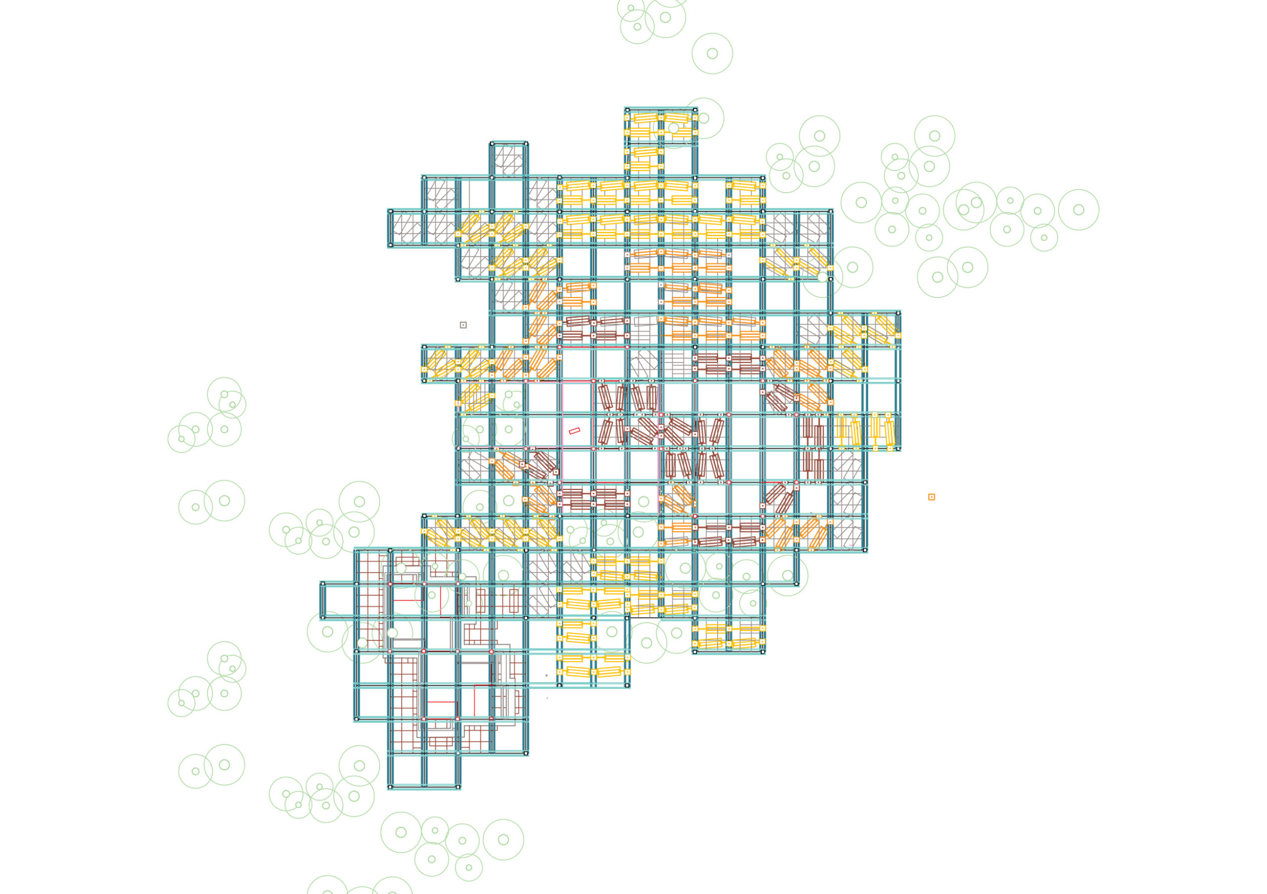 Architecture project // Vertical Steel Canopy Enveloping Glass and ...