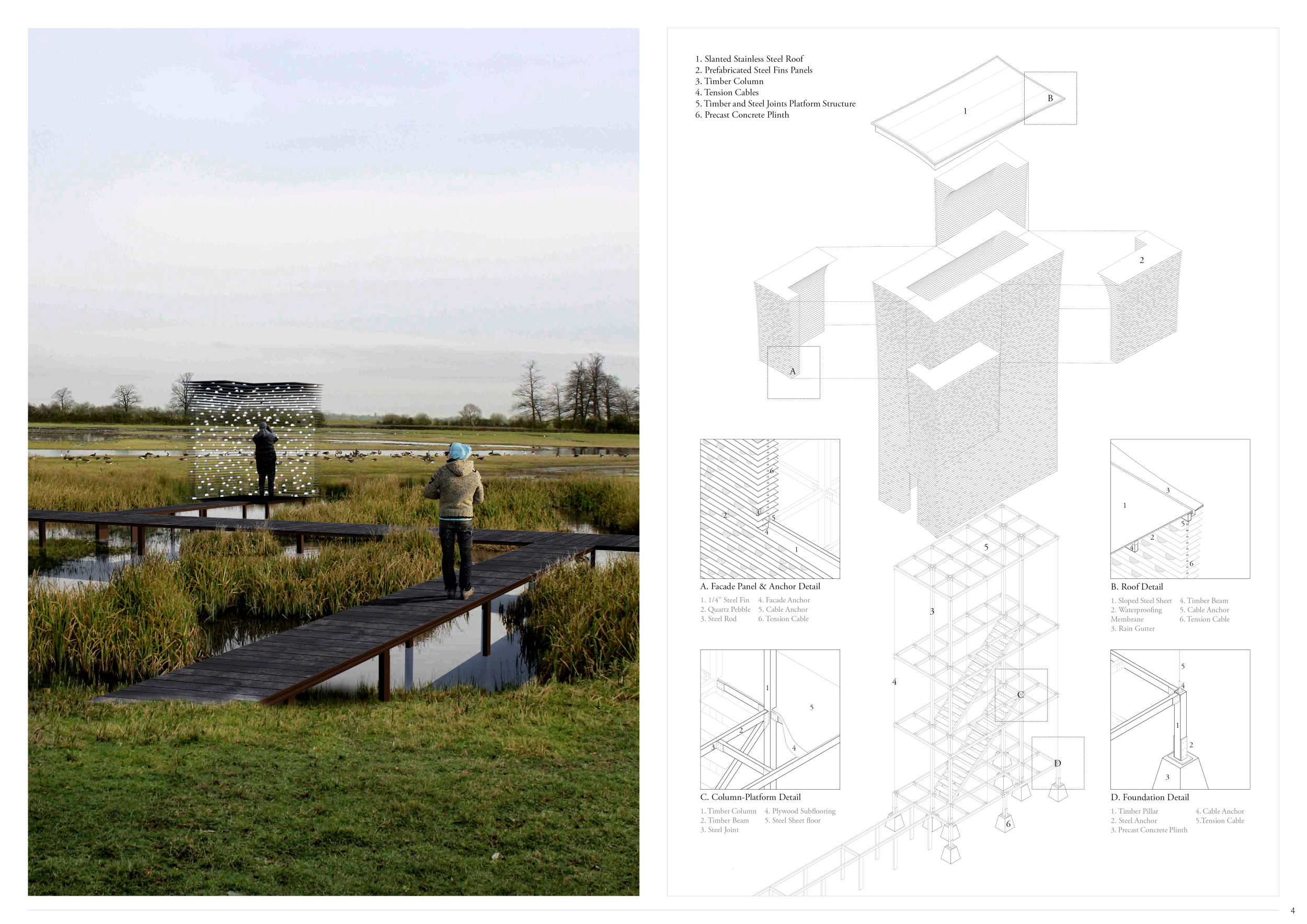 Architecture project // Elevated Observation Tower Crafted with ...