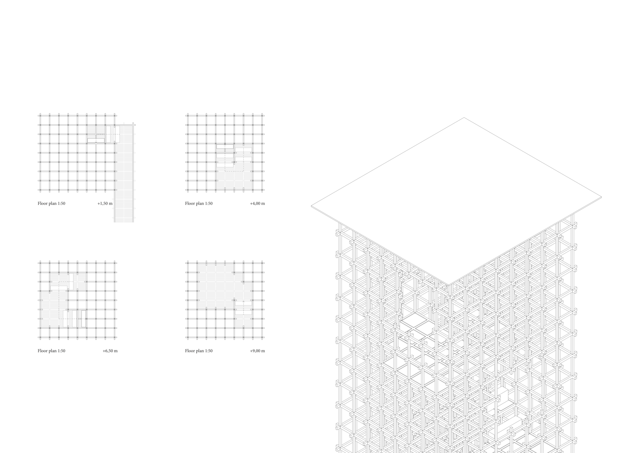 Architecture project // Timber Lattice Observation Structure ...