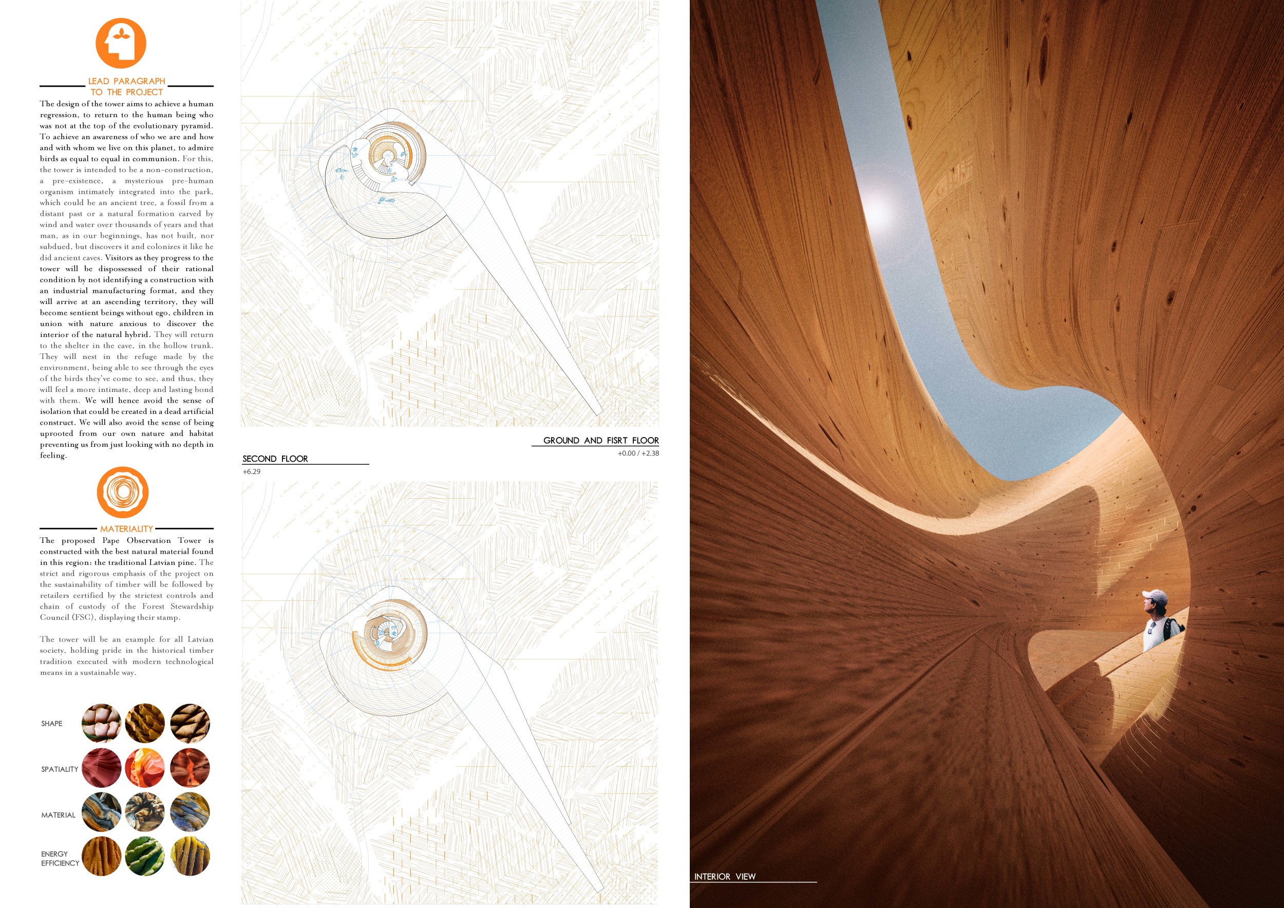 Architecture project // Biomimetic Spiral Structure Showcasing ...