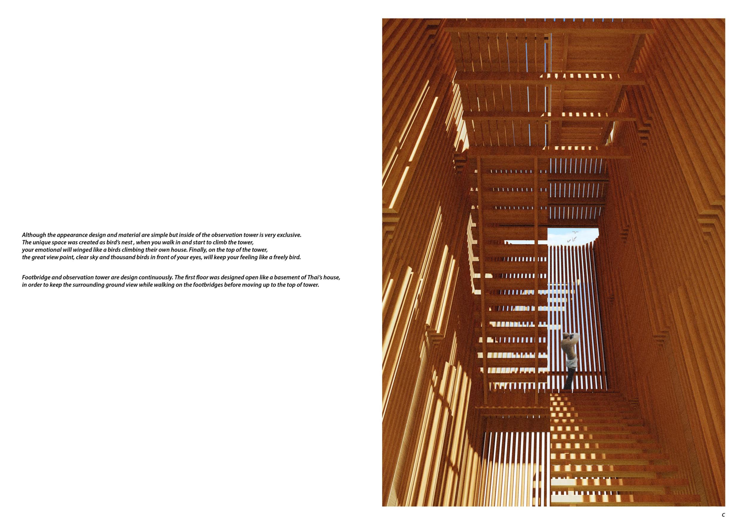 Architecture project // Nest-Inspired Structure Featuring Charred ...