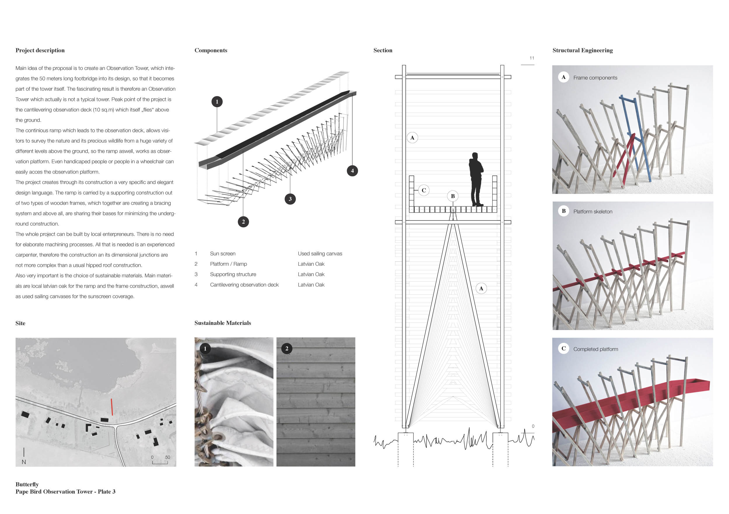 Architecture project // Treetop Observation Deck Constructed with ...
