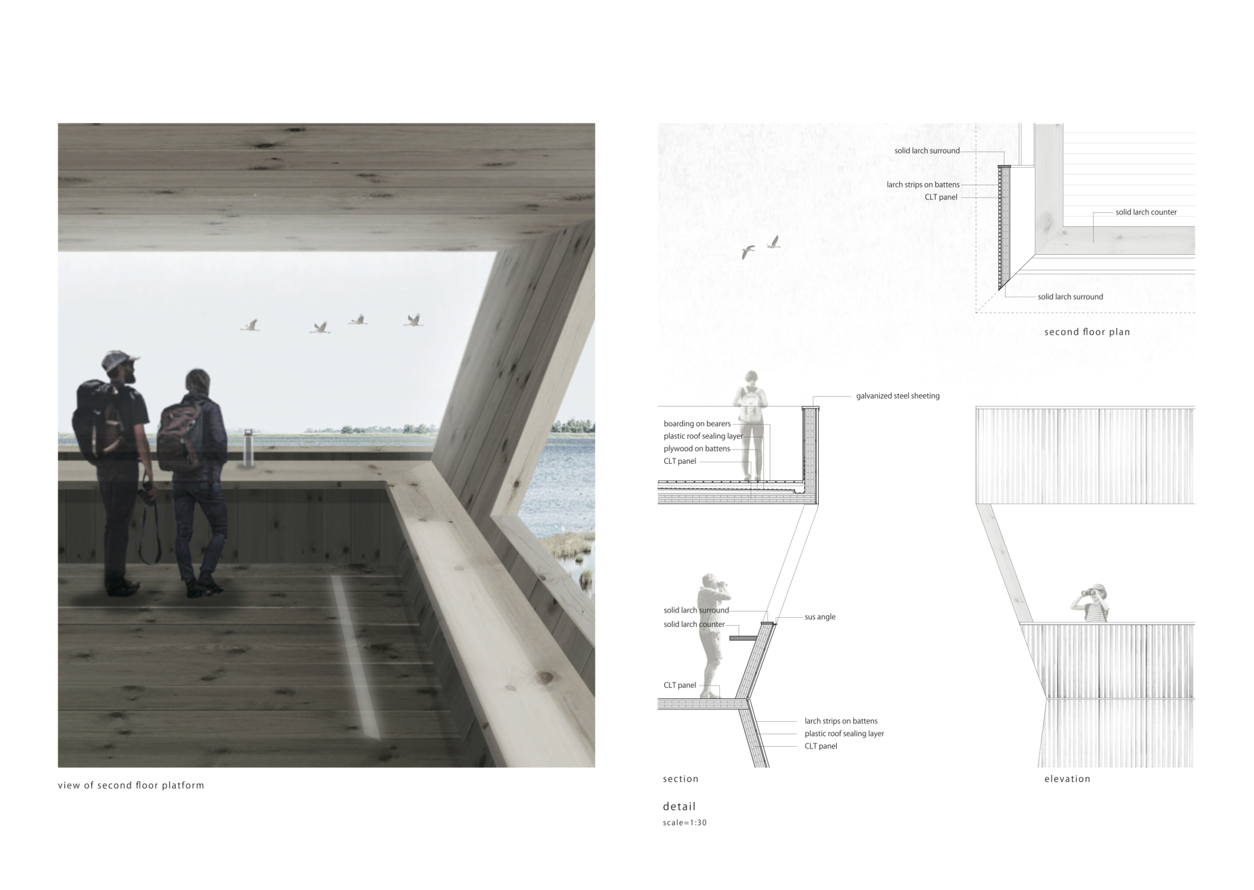 Architecture project // Elevated Observation Structure Crafted from ...