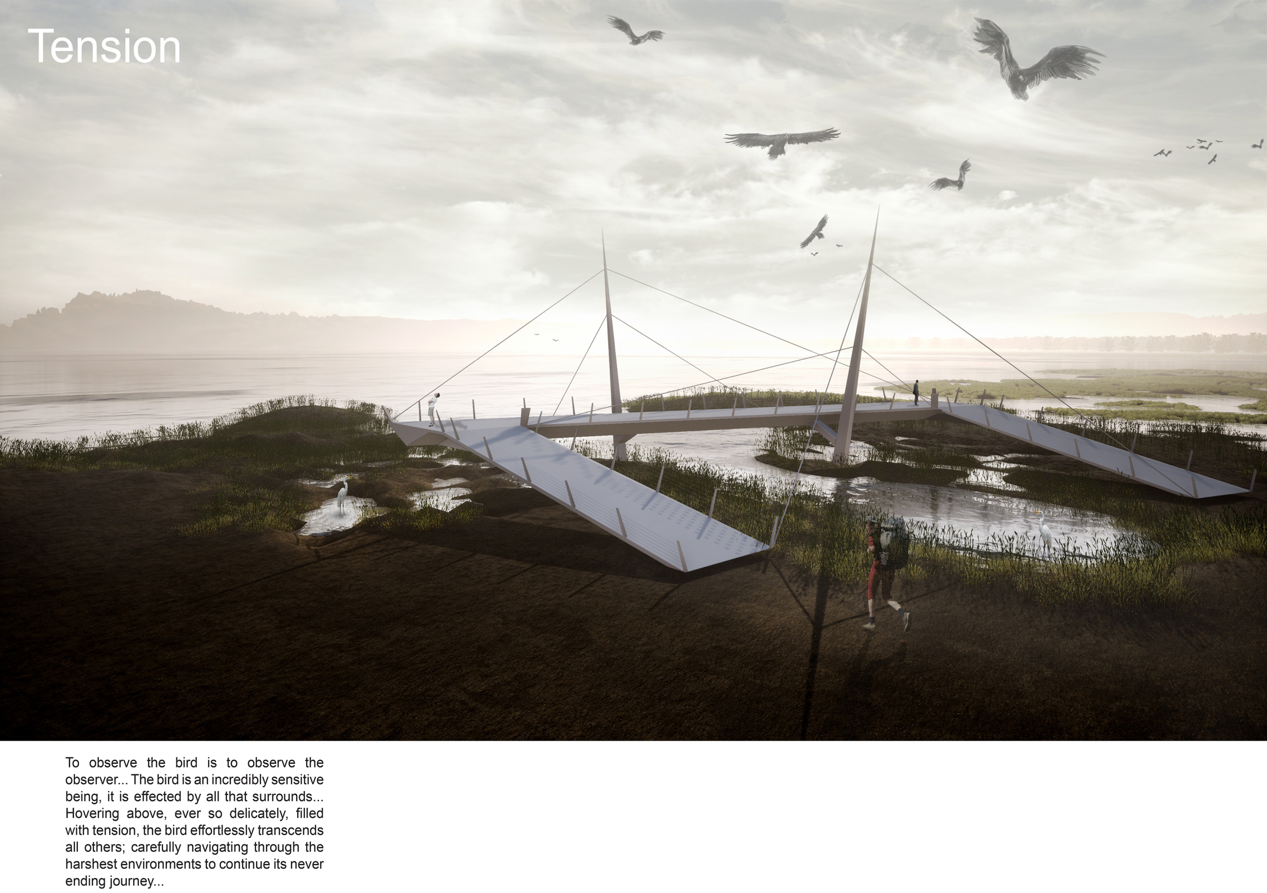 Architecture project // Elevated Observation Platform Crafted with ...