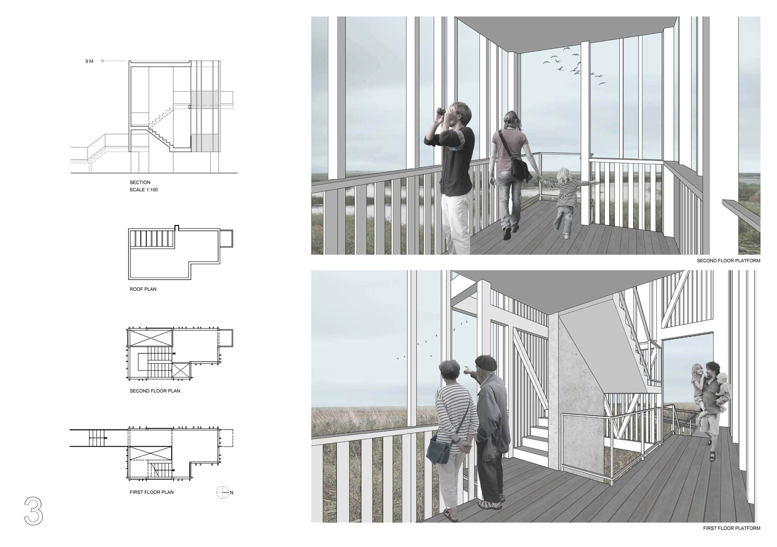 Architecture project // Charred Cedar Cladding Elevates a Birdwatching ...