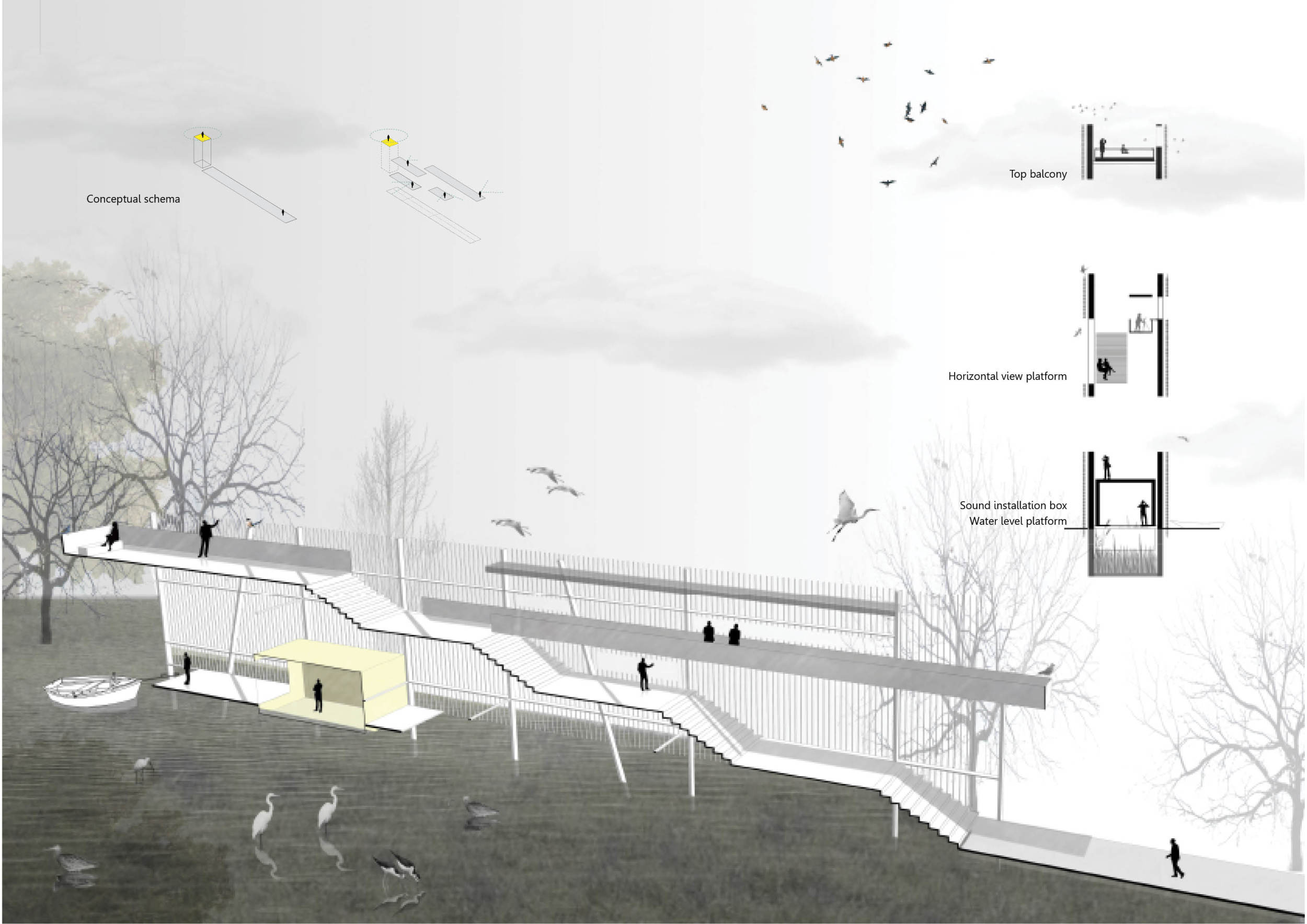 Architecture project // Perforated Steel Mesh Panels Create Engaging ...