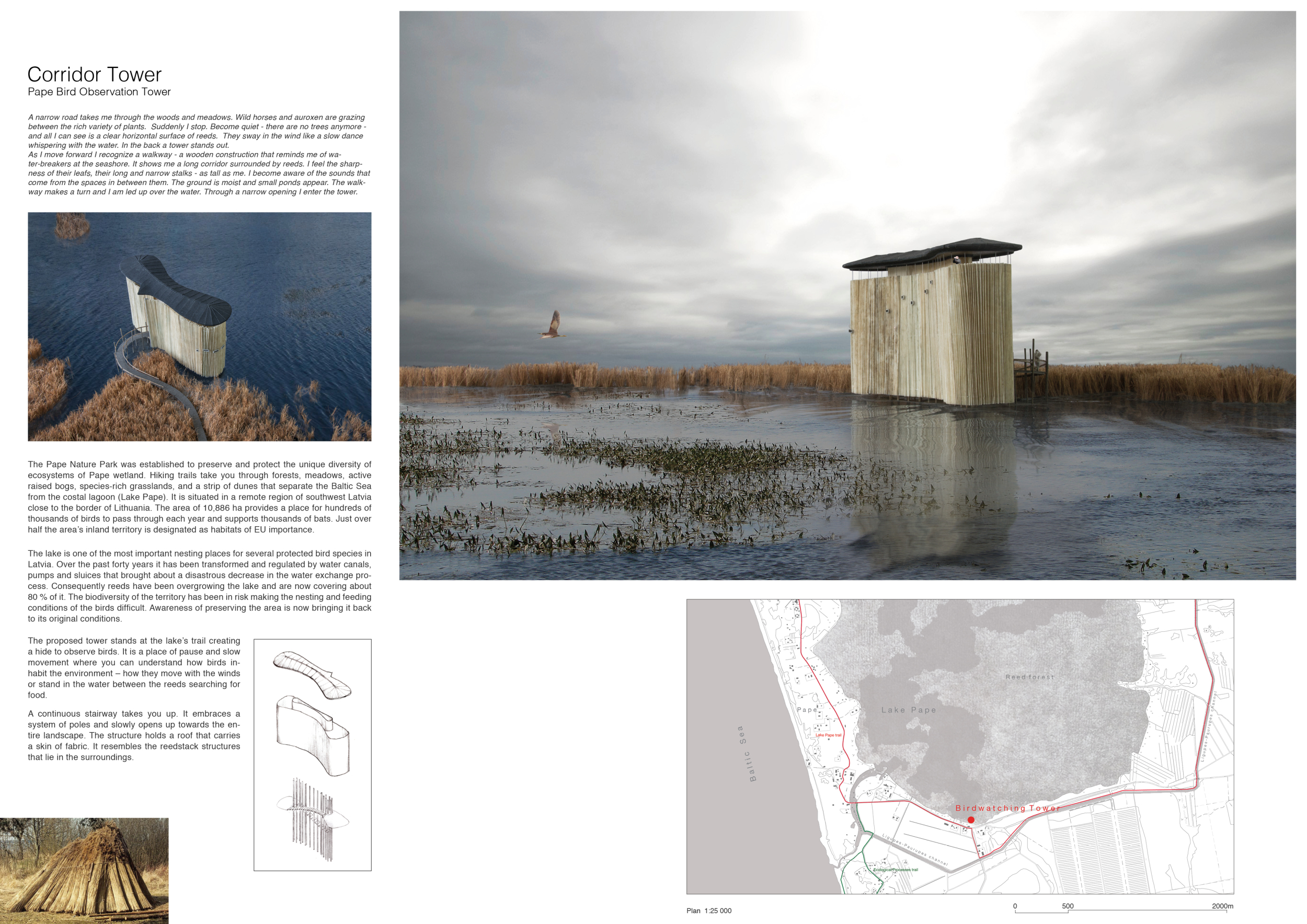 Architecture project // Translucent Fabric and Dricolor Roof Define ...