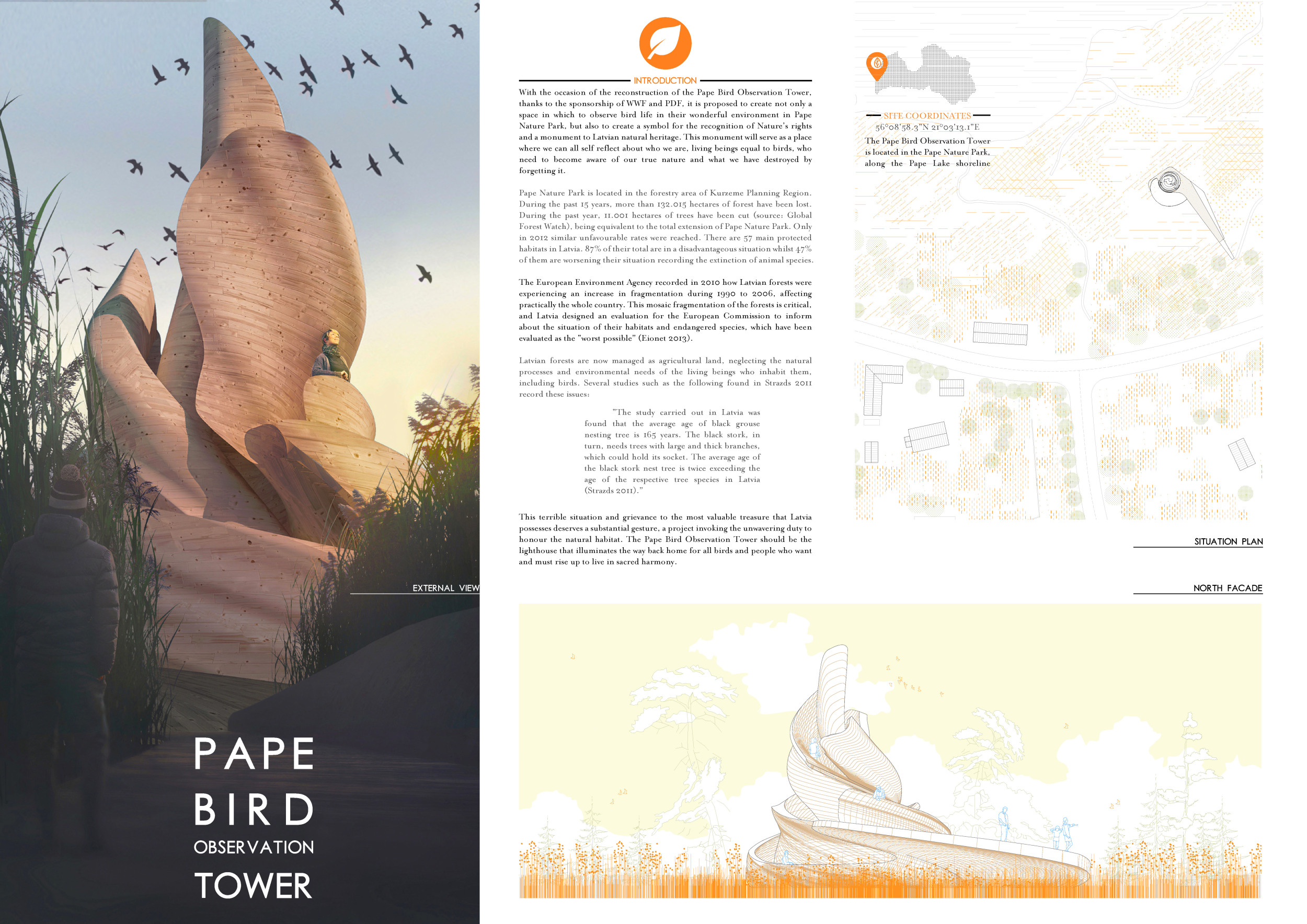 Architecture project // Biomimetic Spiral Structure Showcasing ...