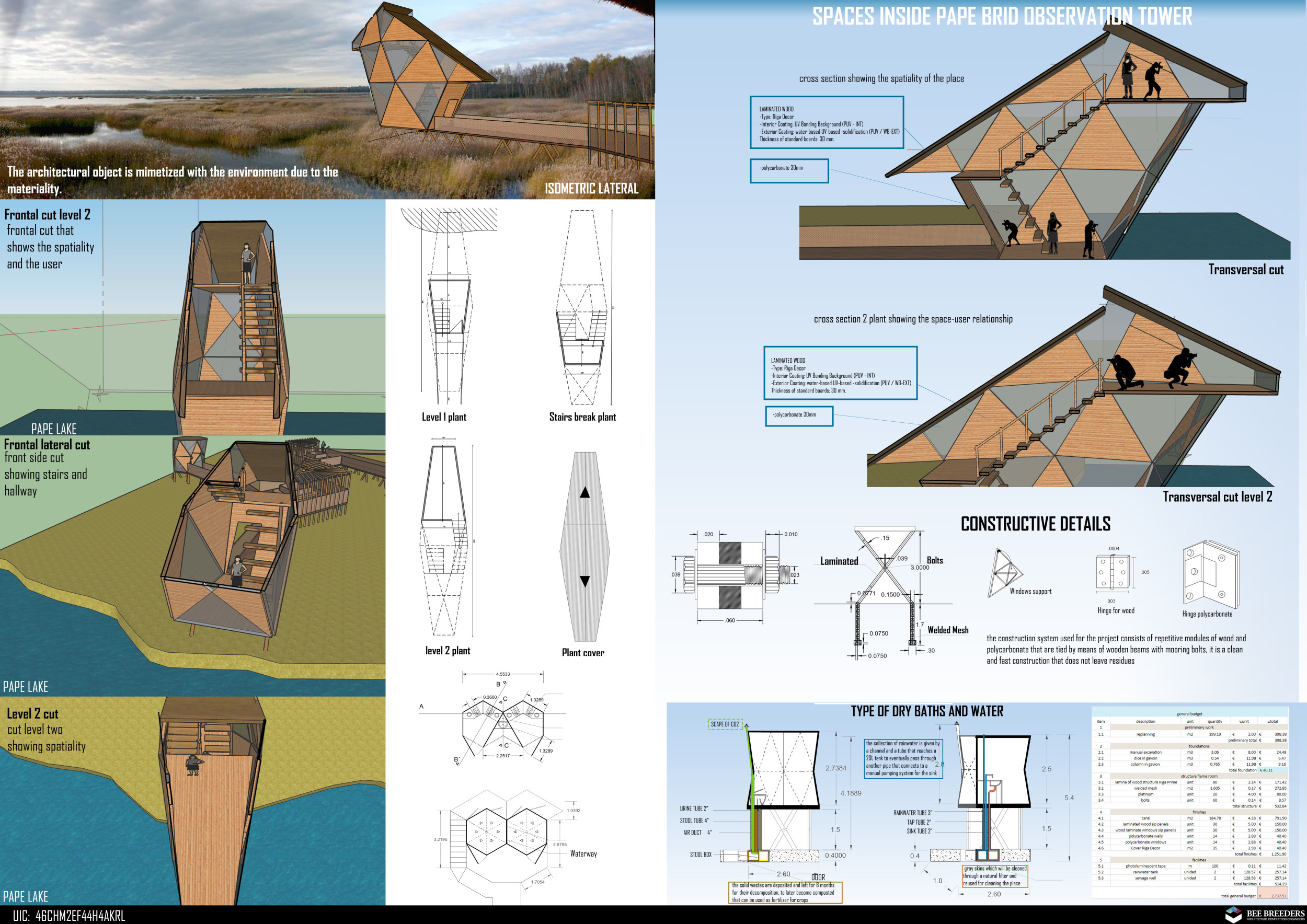 Architecture project // Biomimetic Structure Crafted from Laminated ...