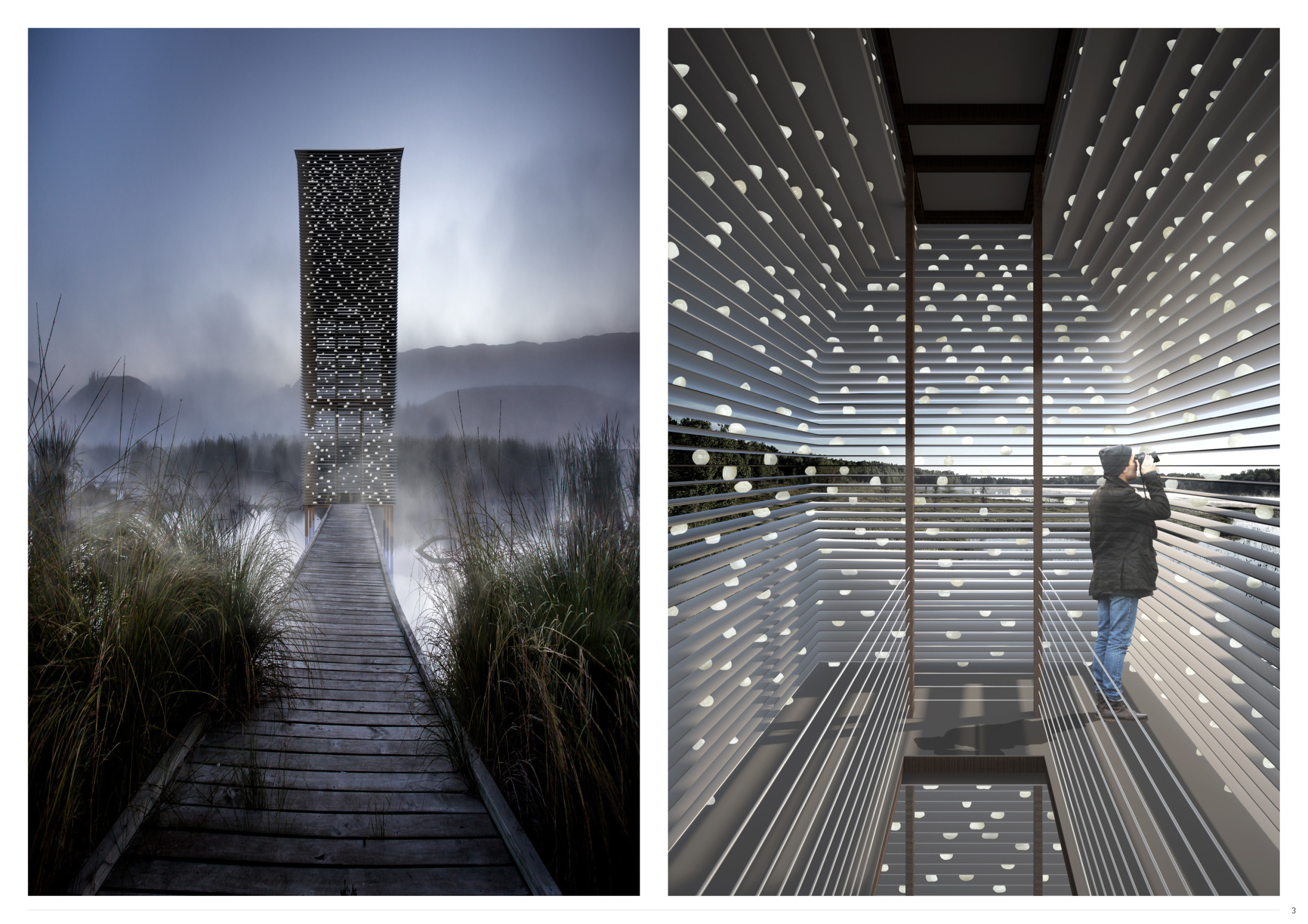 Architecture project // Elevated Observation Tower Crafted with ...