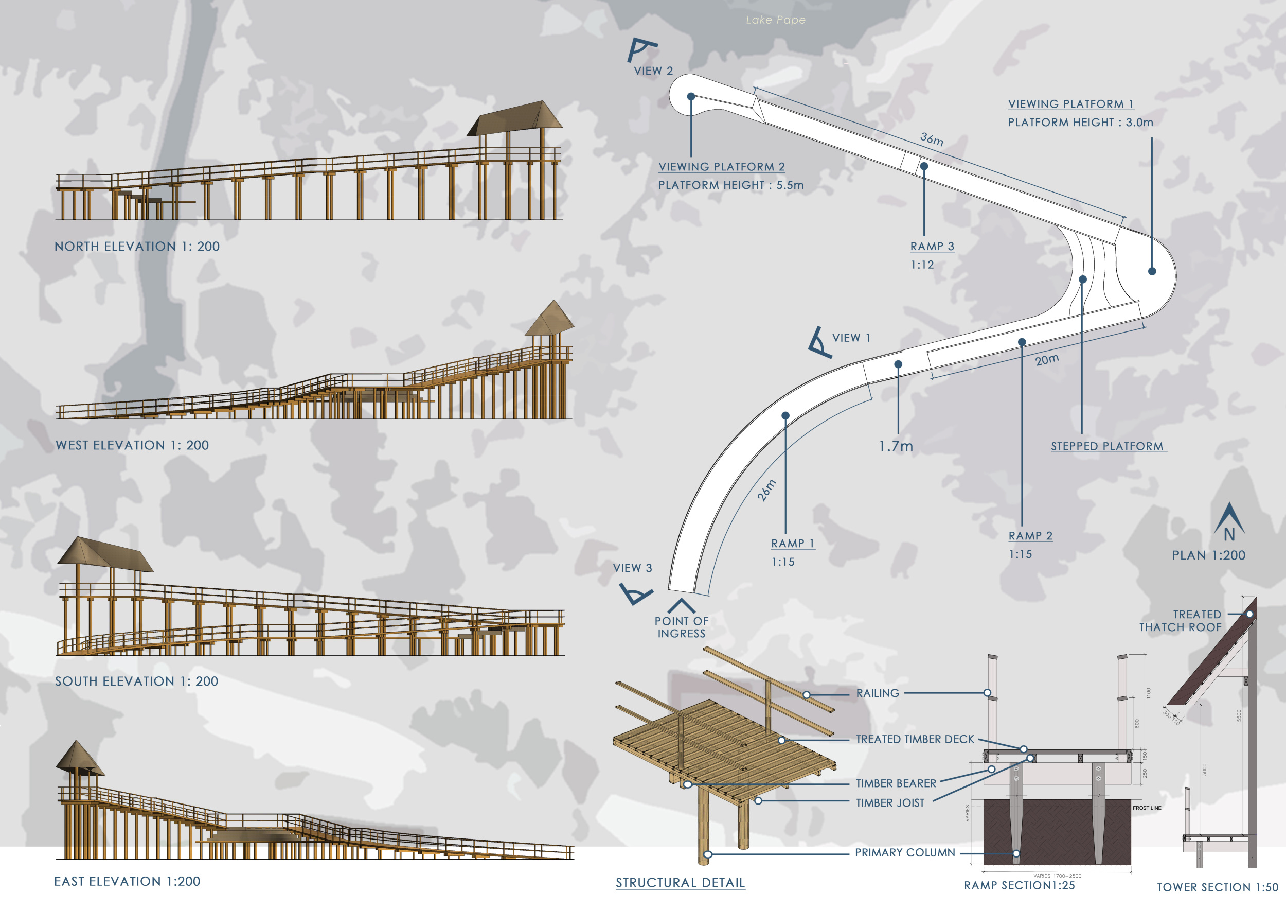 Architecture project // Thatched Roof and Accessible Ramps Enhance ...
